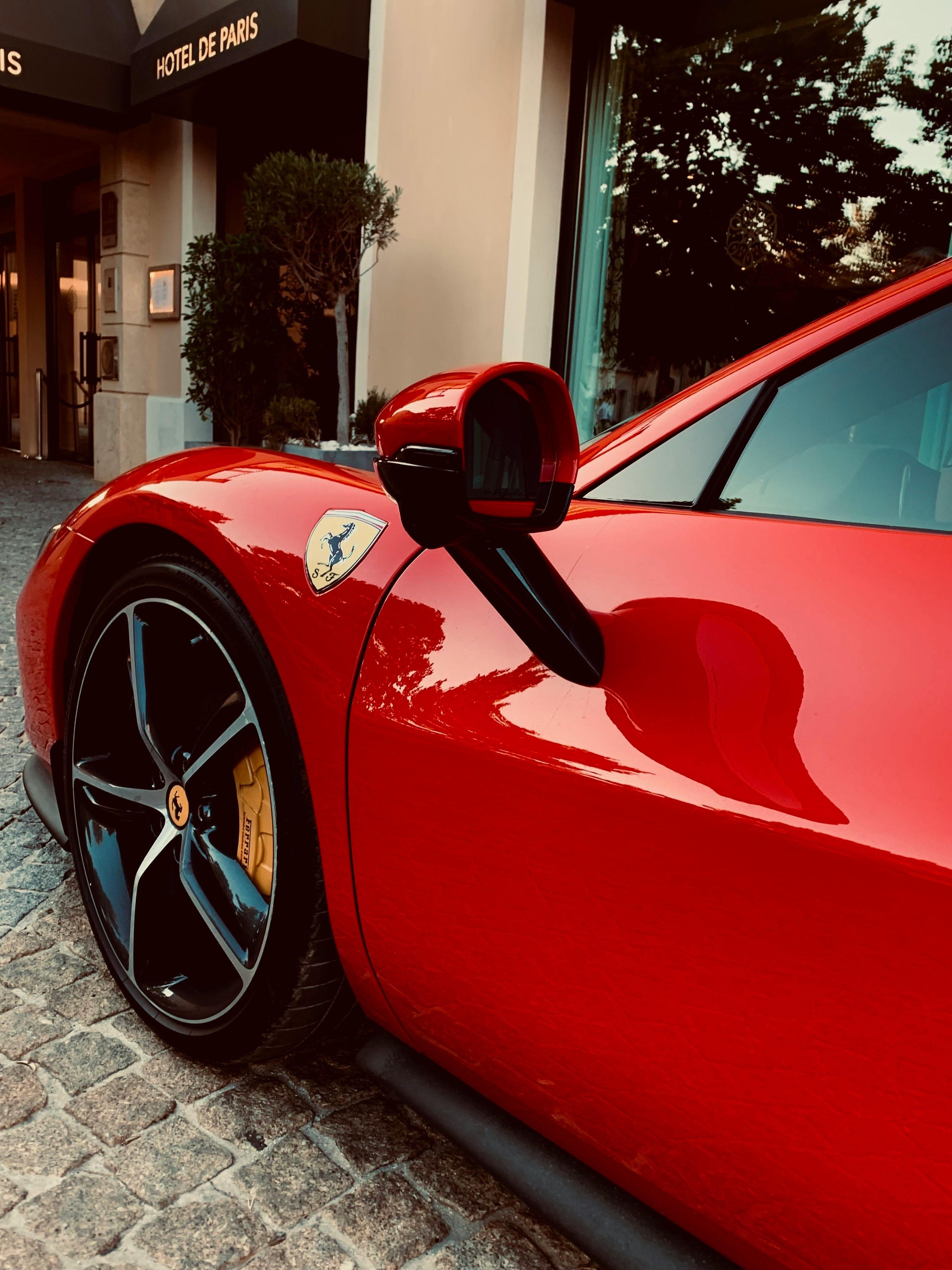 Red Ferrari SF90 · Free Stock Photo