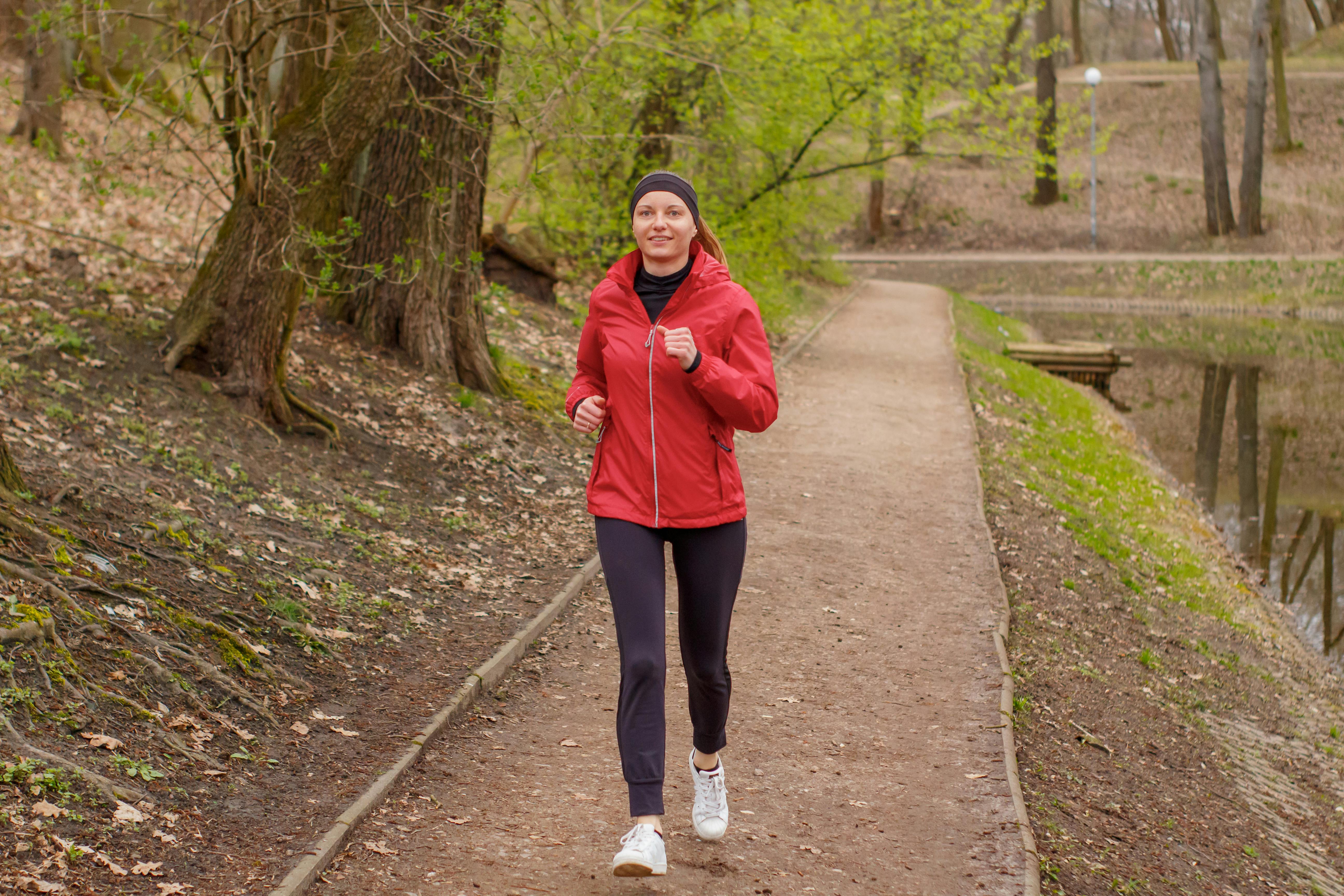 Woman Jogging at Park · Free Stock Photo