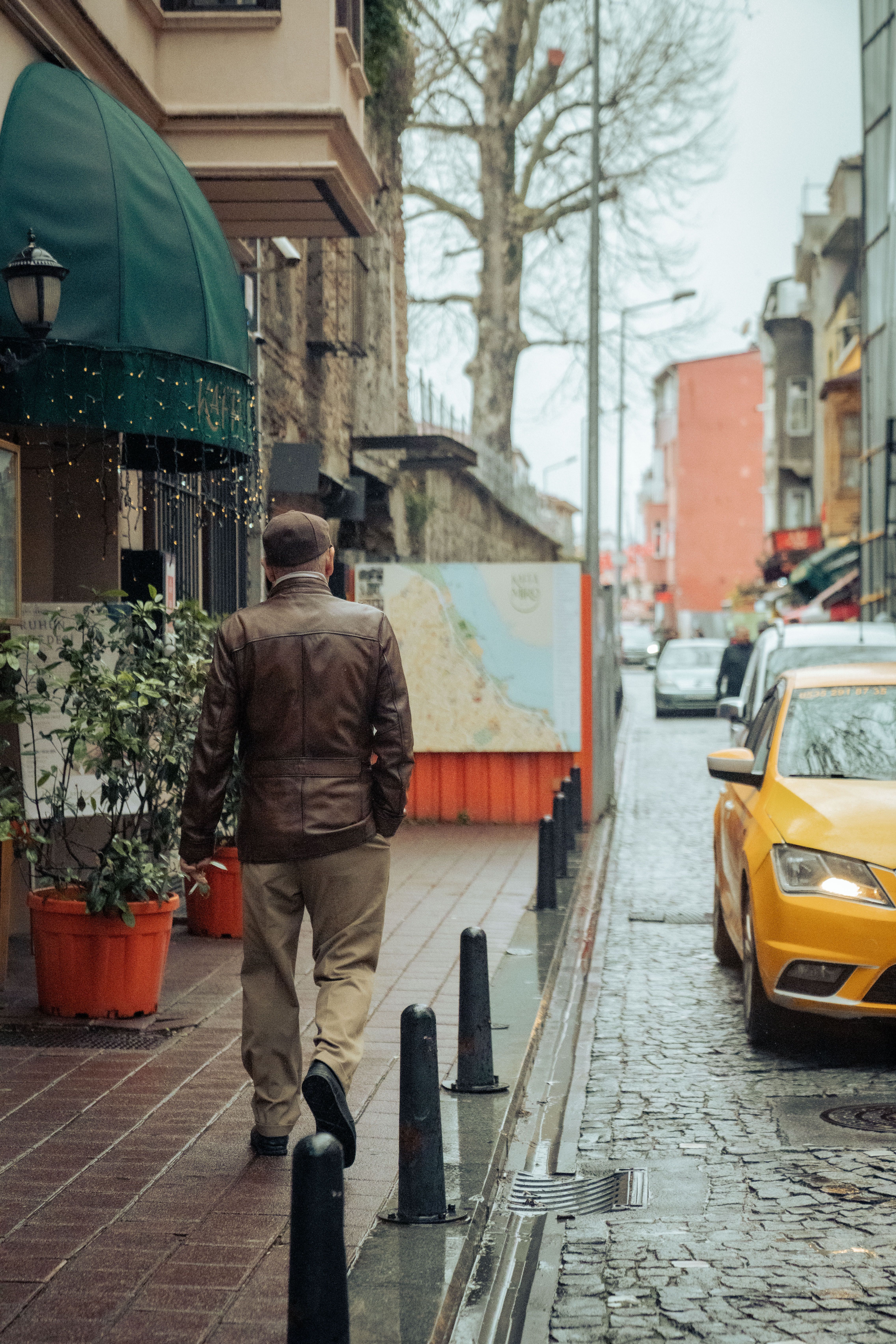 Man Walking Narrow Passage · Free Stock Photo