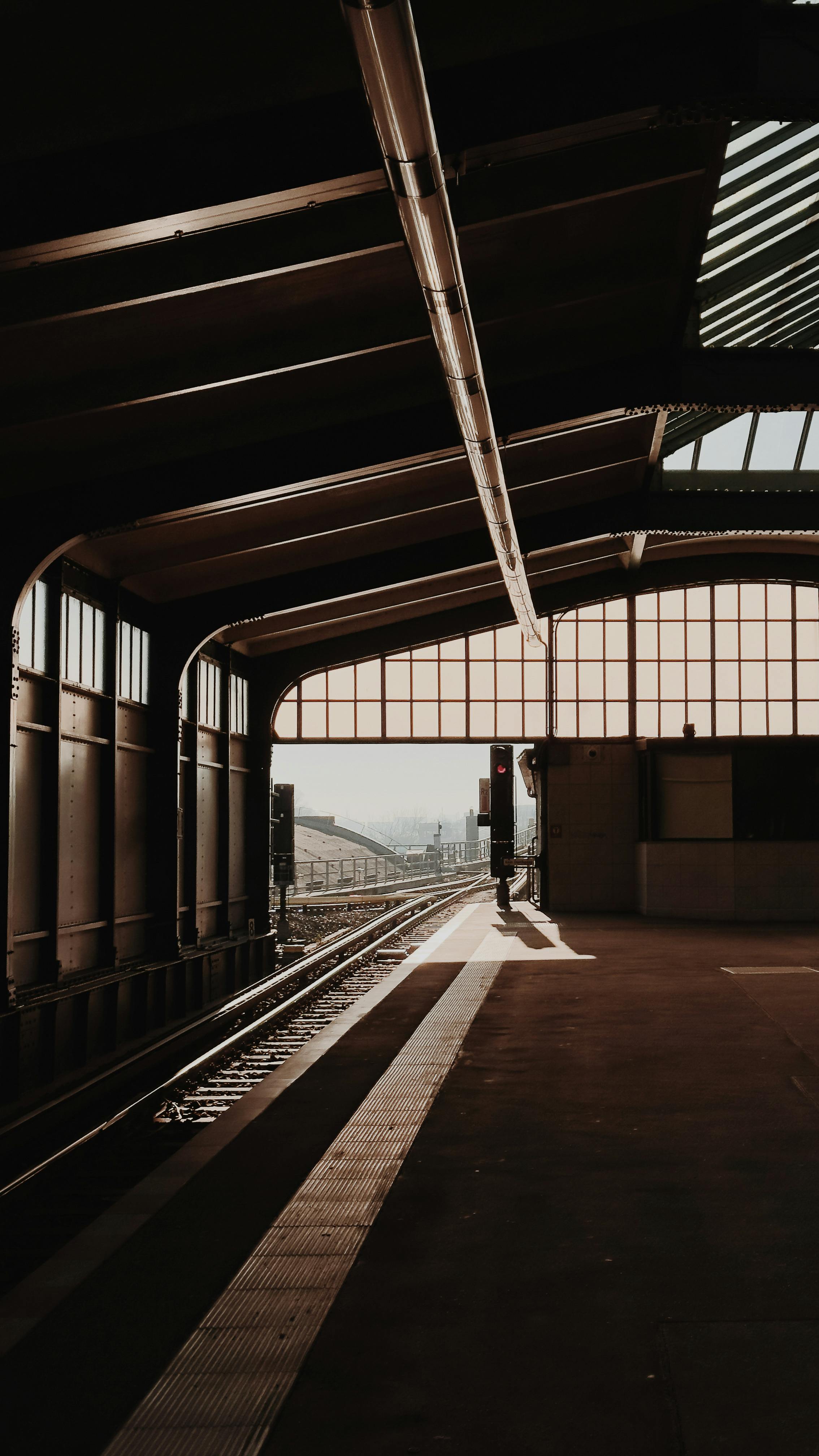 A photo of a train station with a window · Free Stock Photo