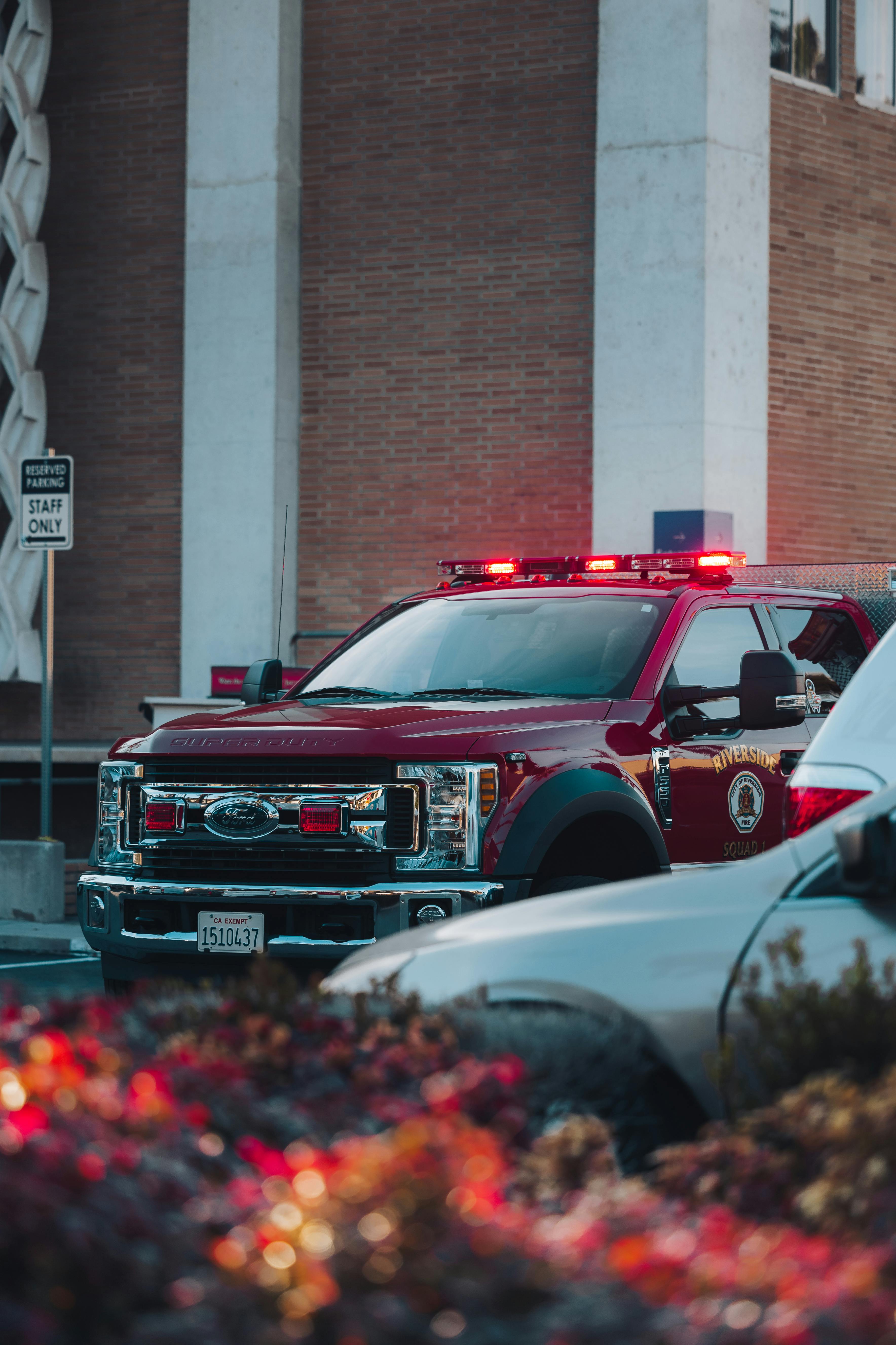 Red Ford F-150 for Firefighters · Free Stock Photo