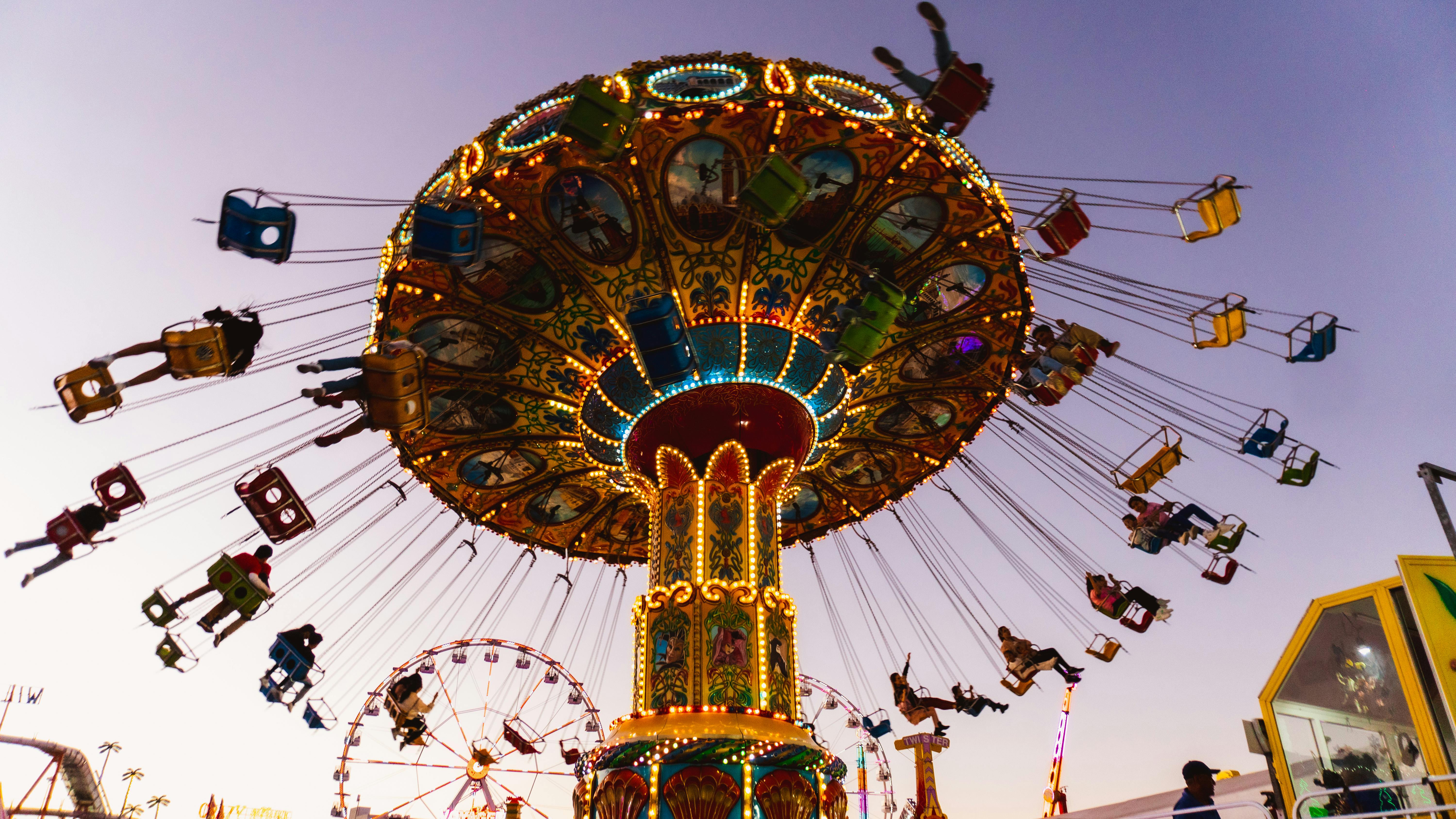 People on Carousel · Free Stock Photo