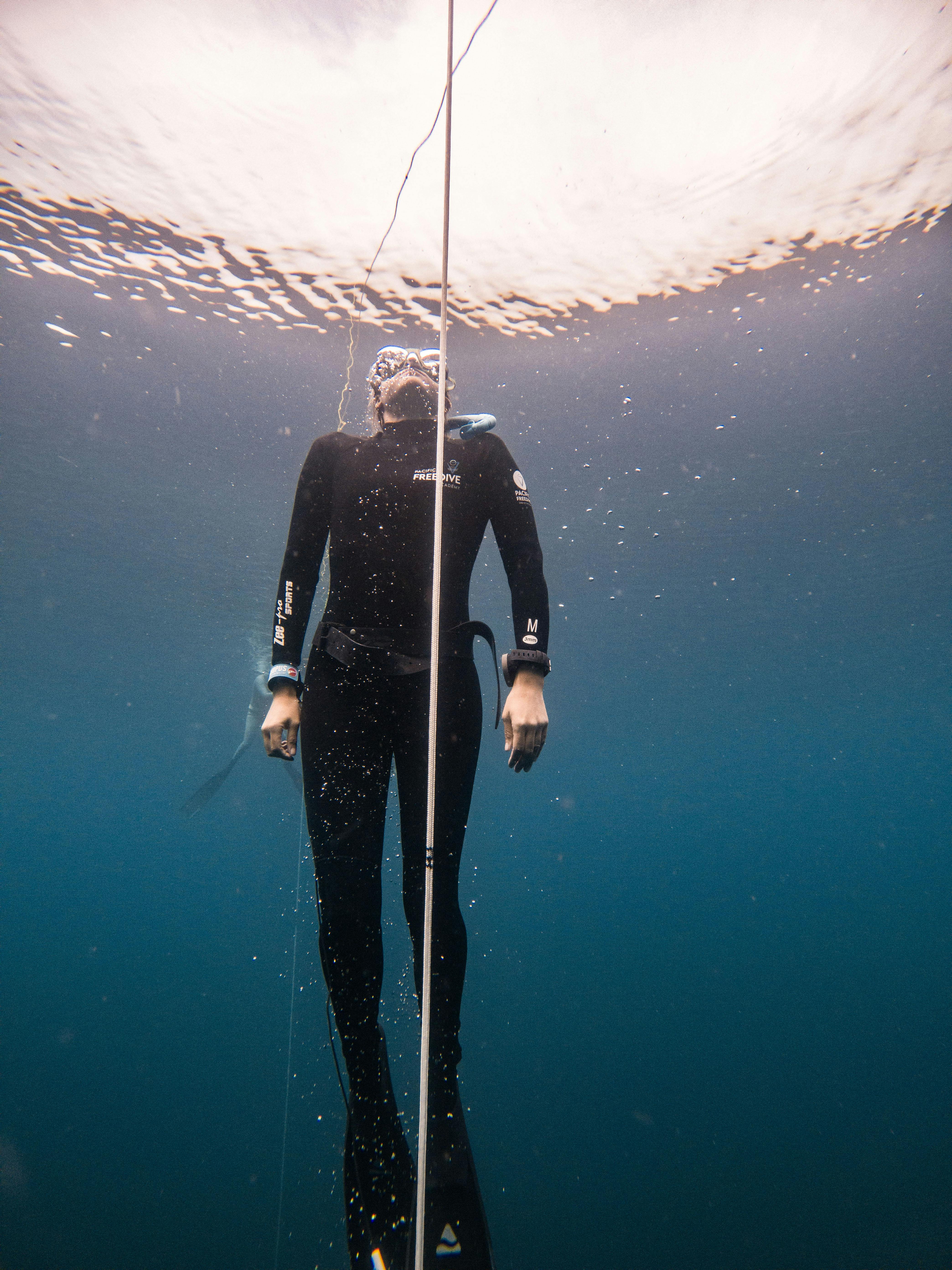 A Woman Swimming on the Sea · Free Stock Photo