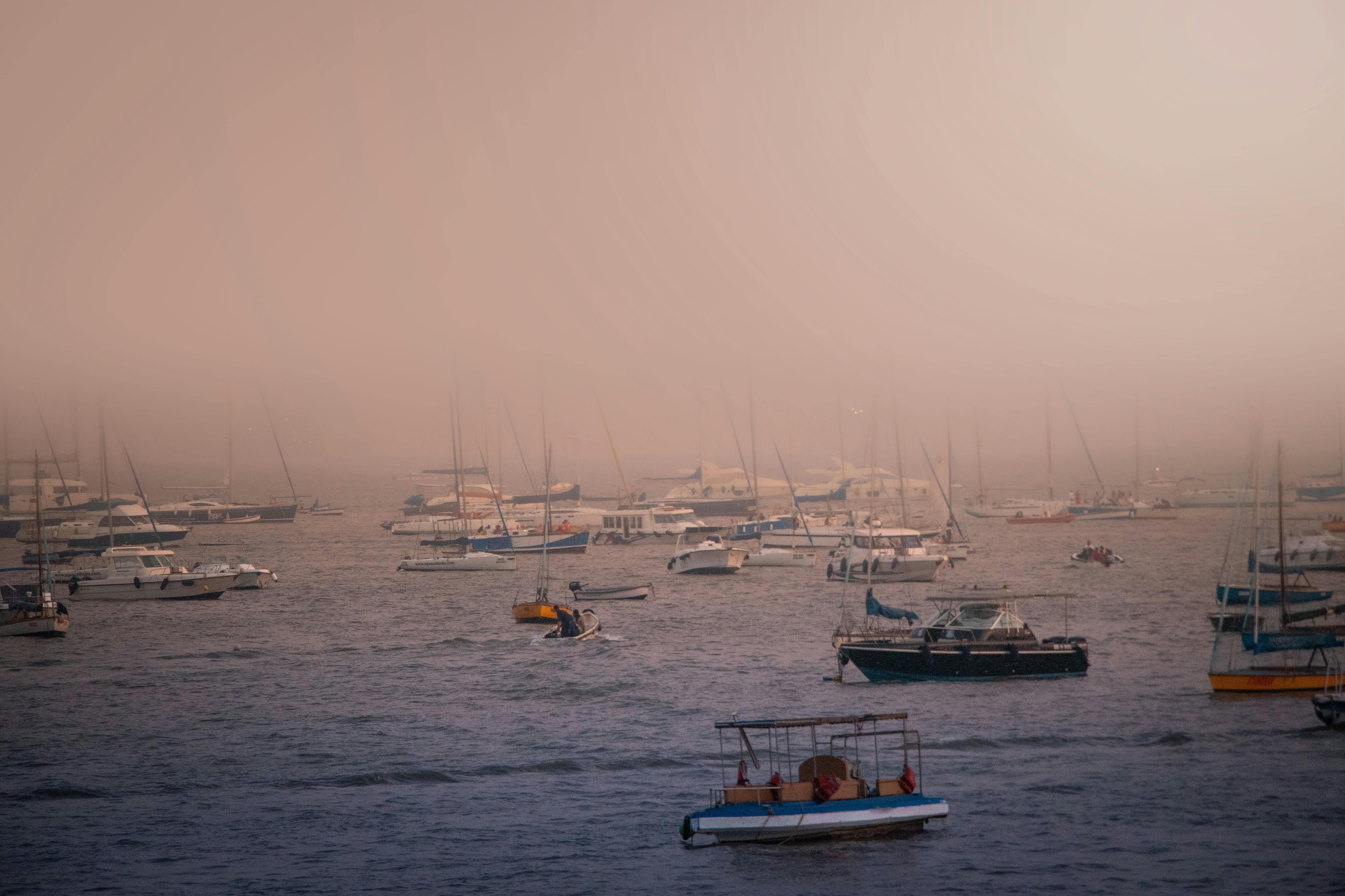 Sailboats Sailing on Sea Against Sky · Free Stock Photo