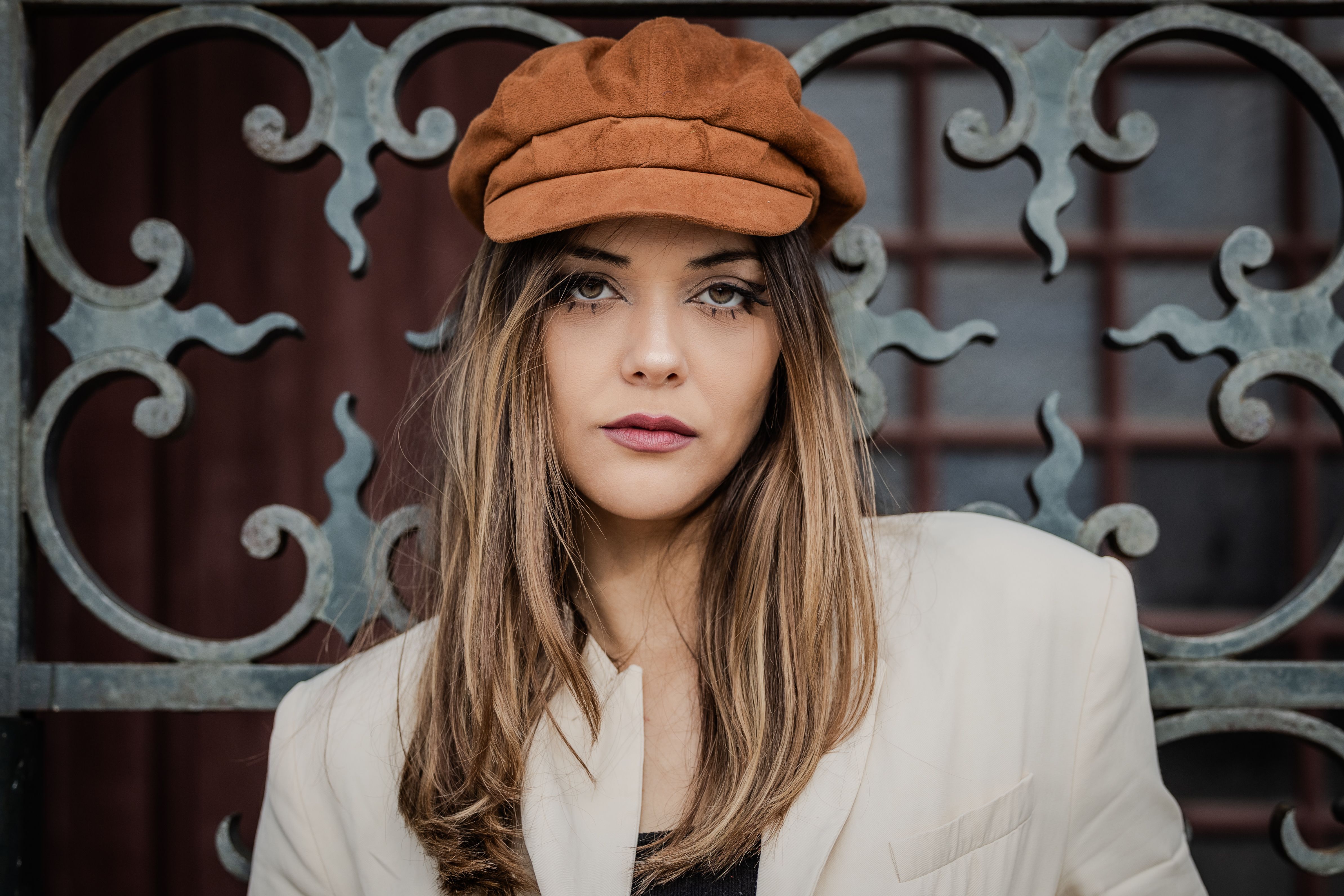 Portrait of Woman Wearing a Cap · Free Stock Photo