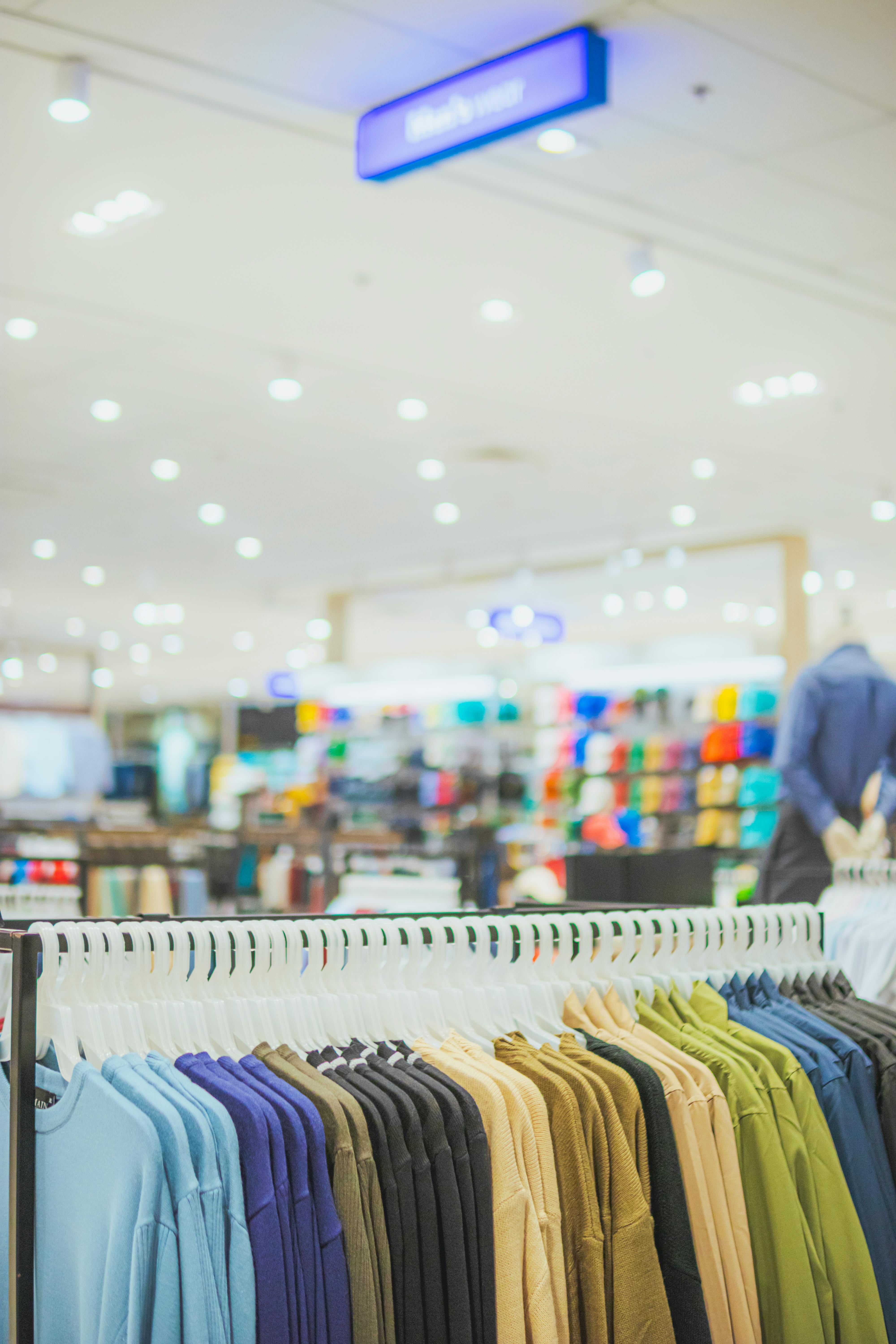 Clothes Selection in Clothes Store · Free Stock Photo
