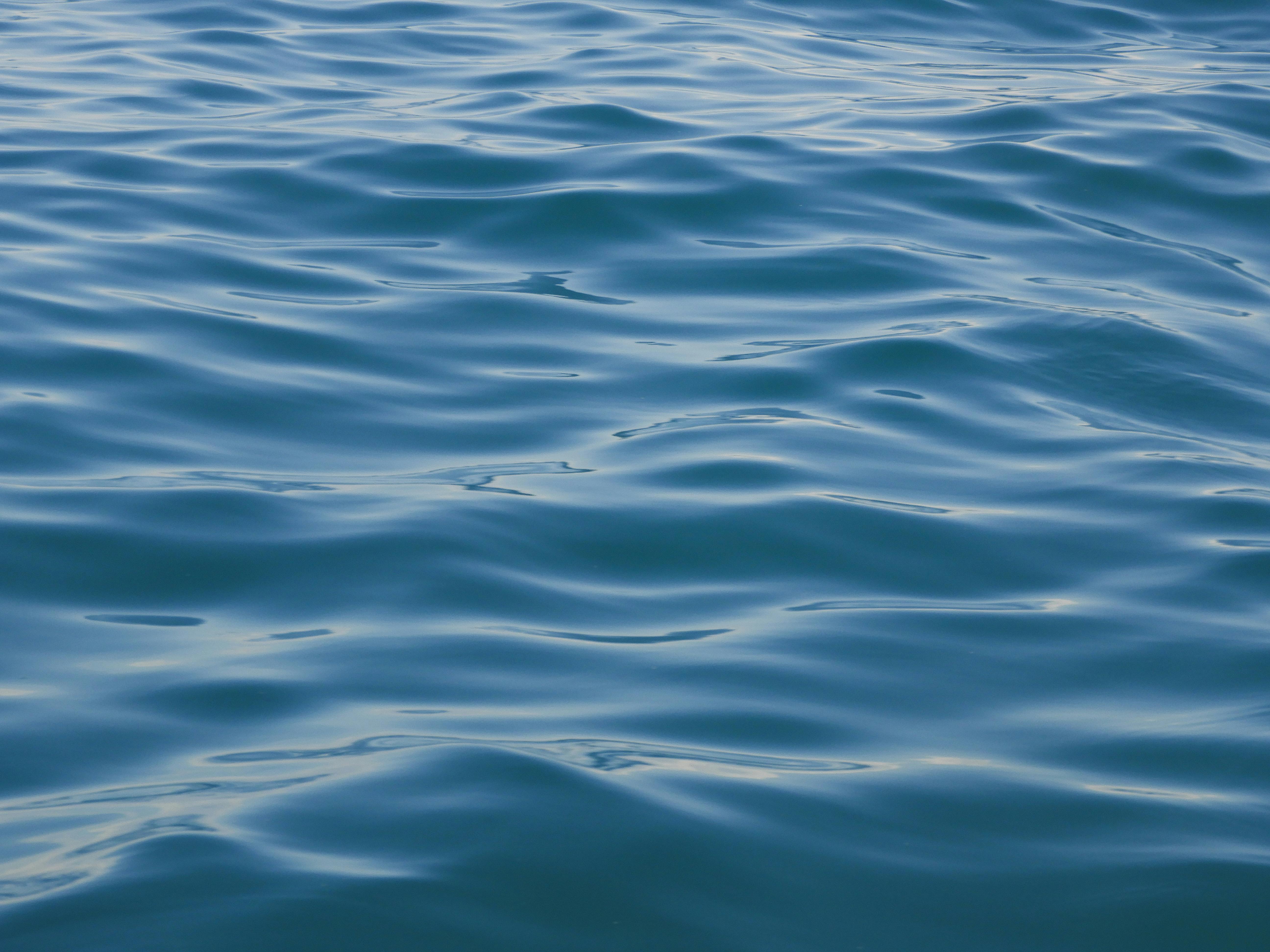 Blue, Wavy Water Surface · Free Stock Photo
