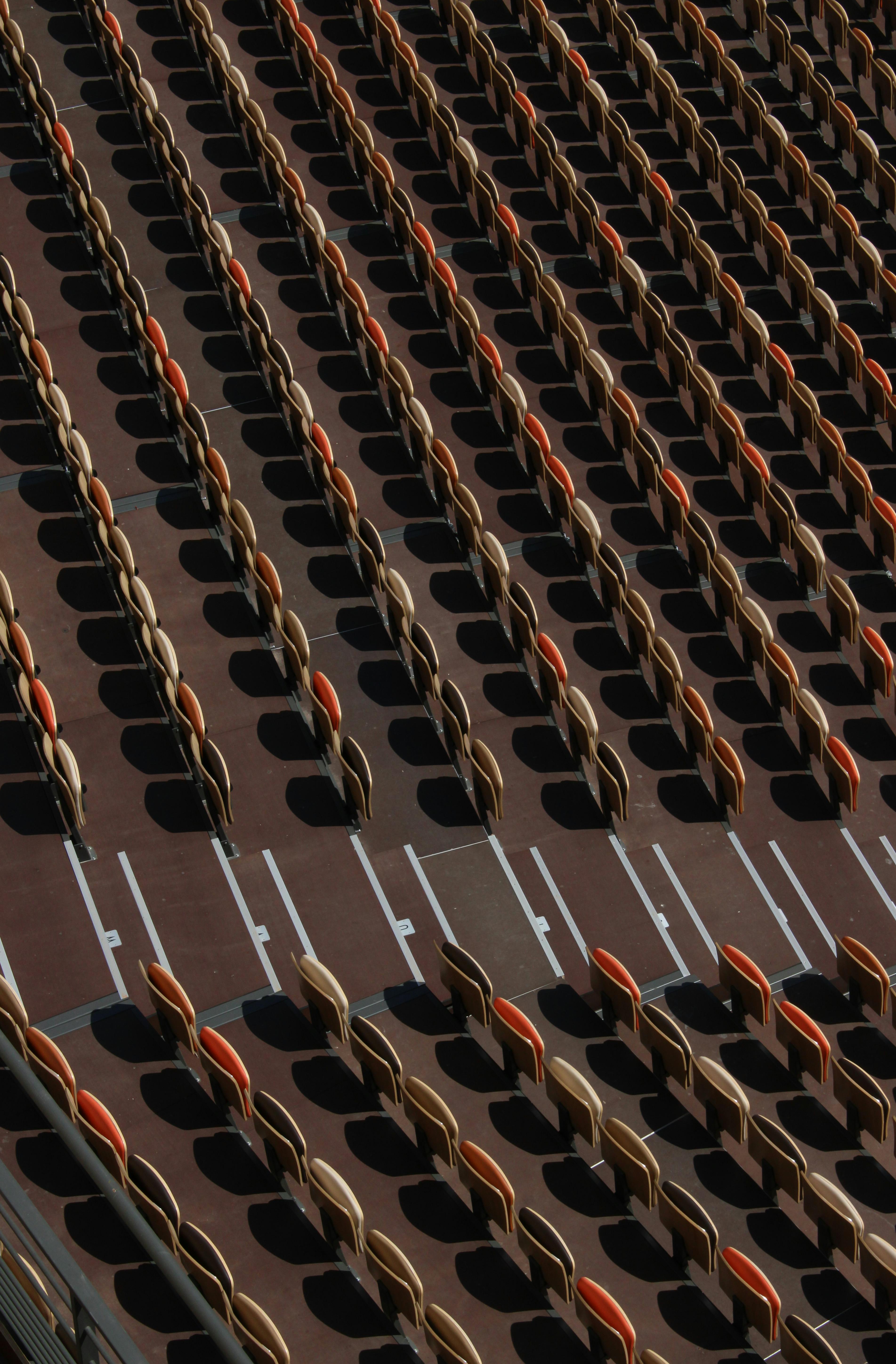 Sunlit Seats of Theater on Open Air · Free Stock Photo