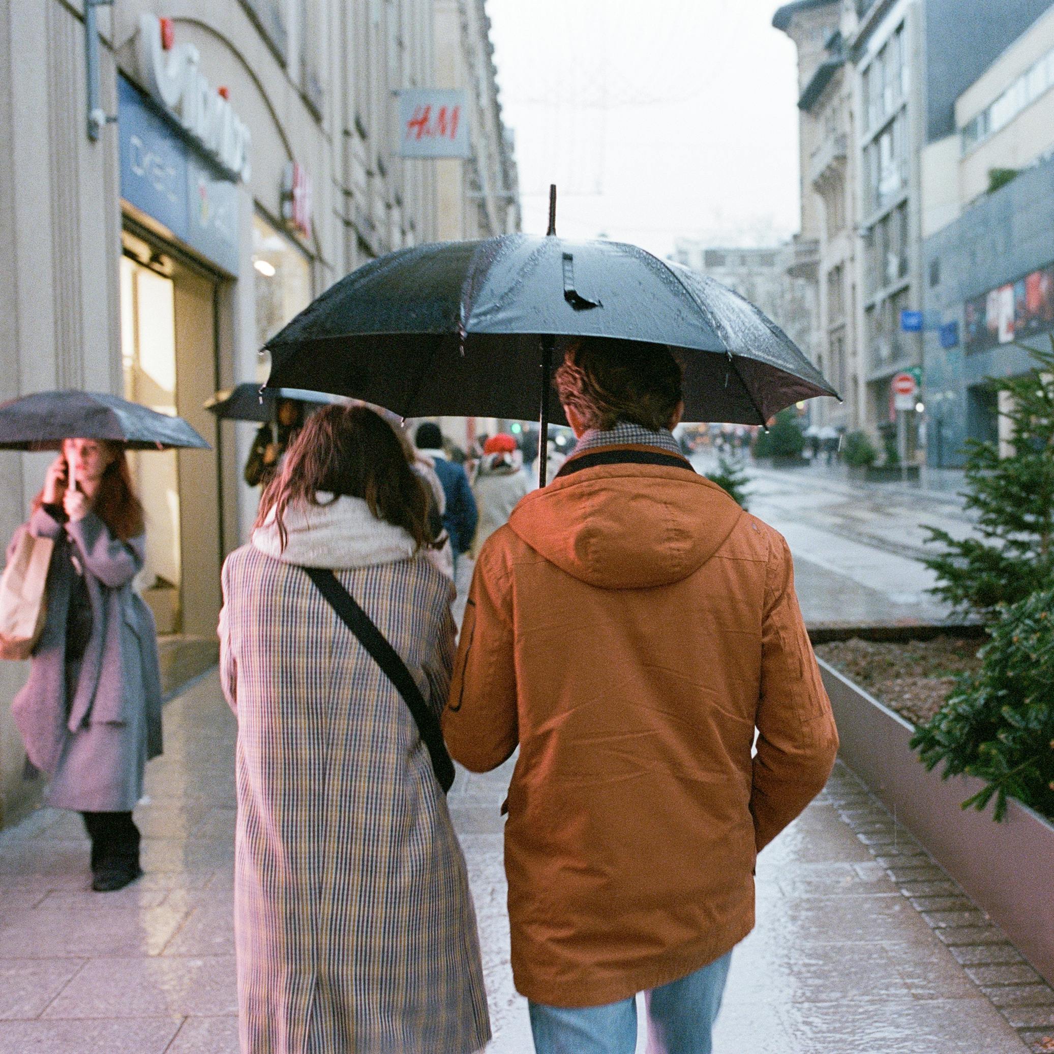 Photo of Person Holding Red Umbrella · Free Stock Photo