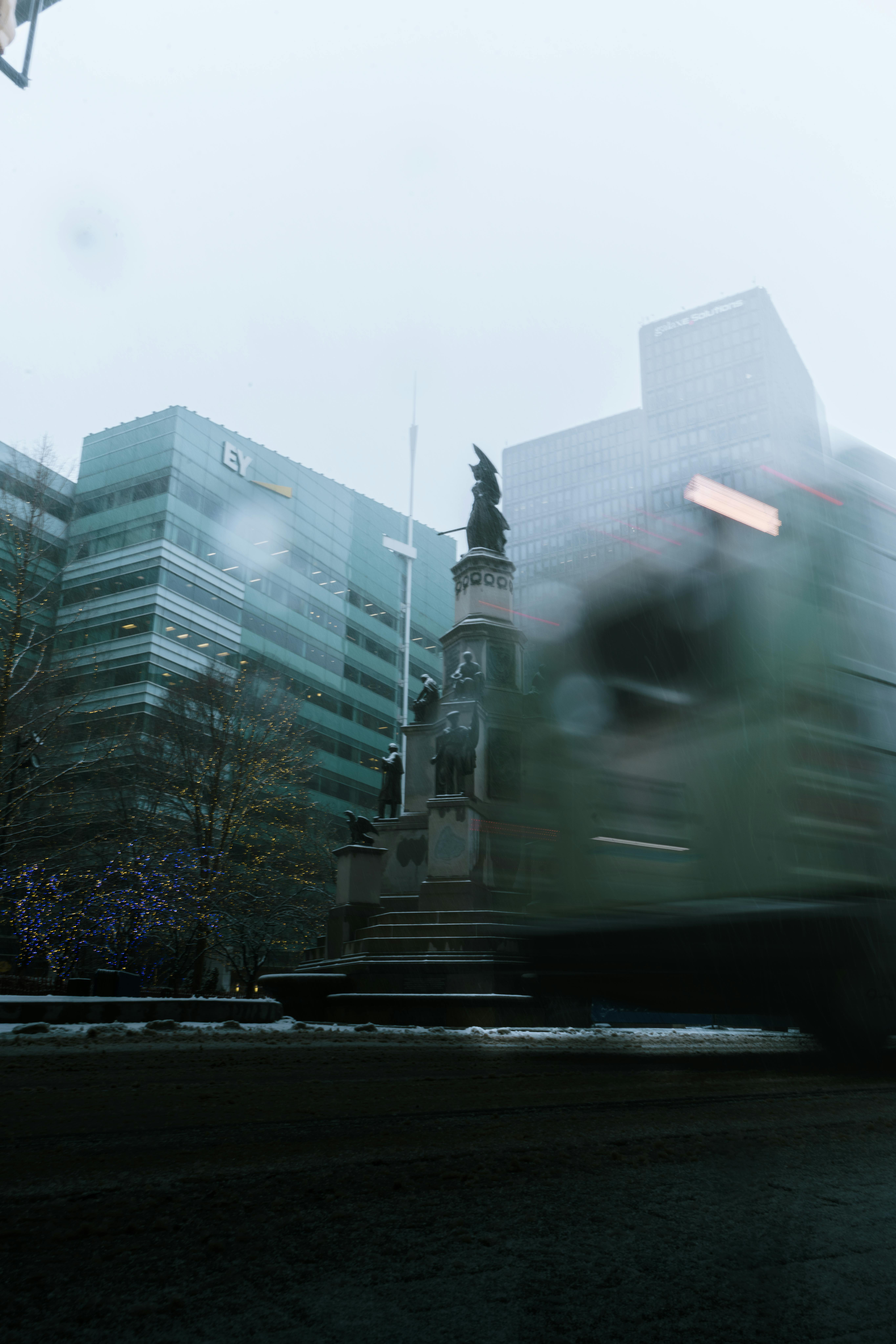 Michigan Soldiers and Sailors Monument in Winter · Free Stock Photo