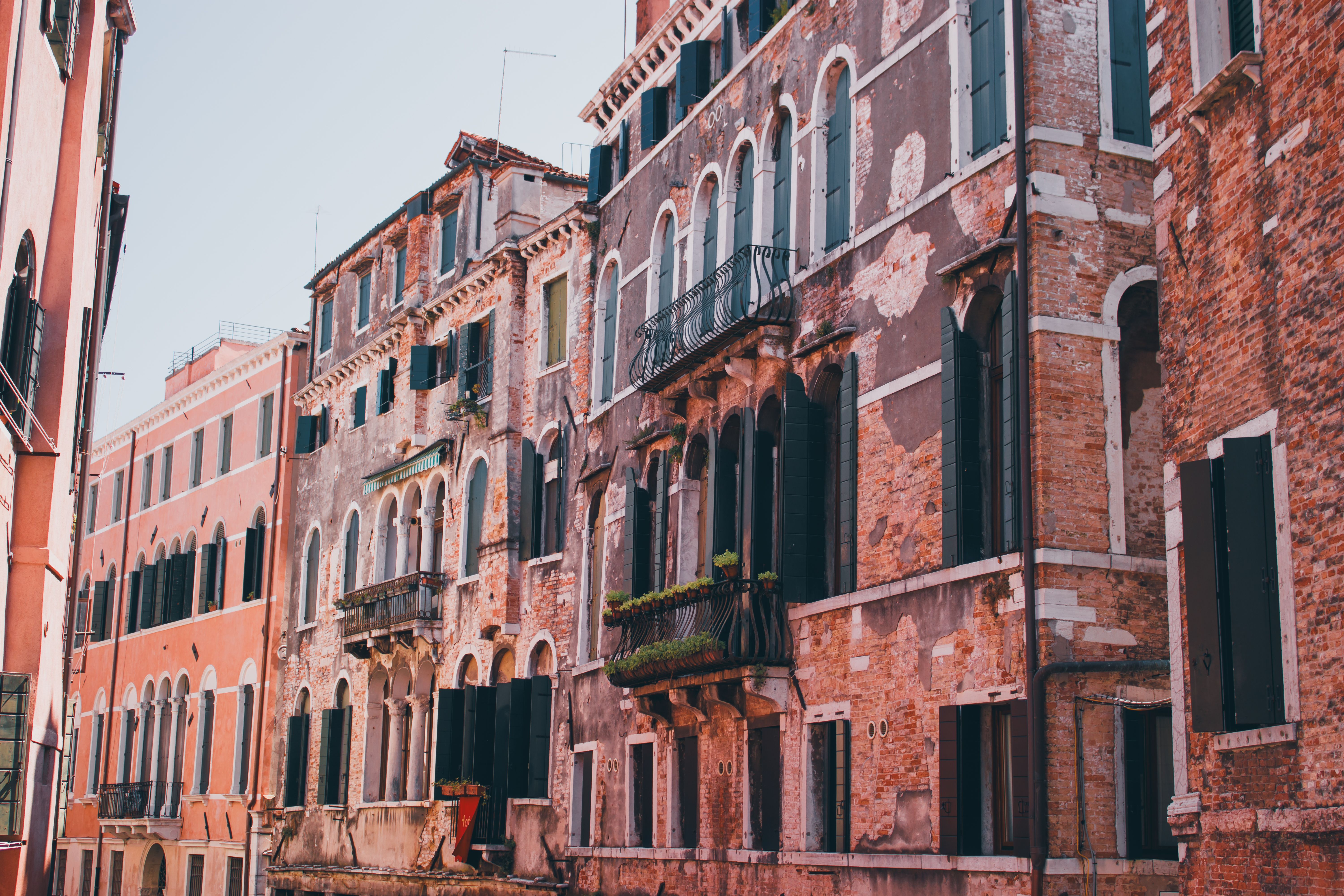 Brick Houses in Venice, Italy · Free Stock Photo