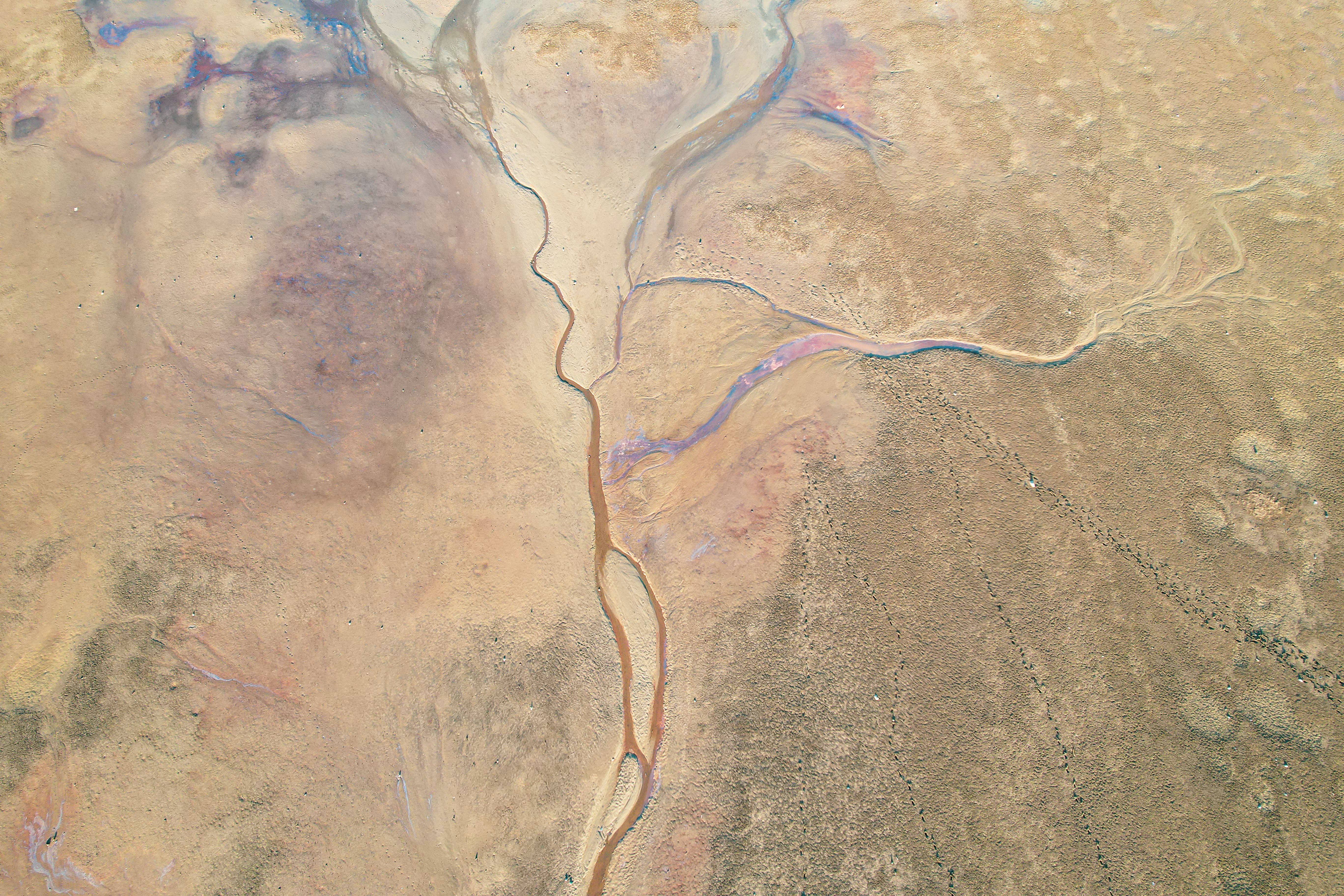 Aerial Photography of River on Plains · Free Stock Photo
