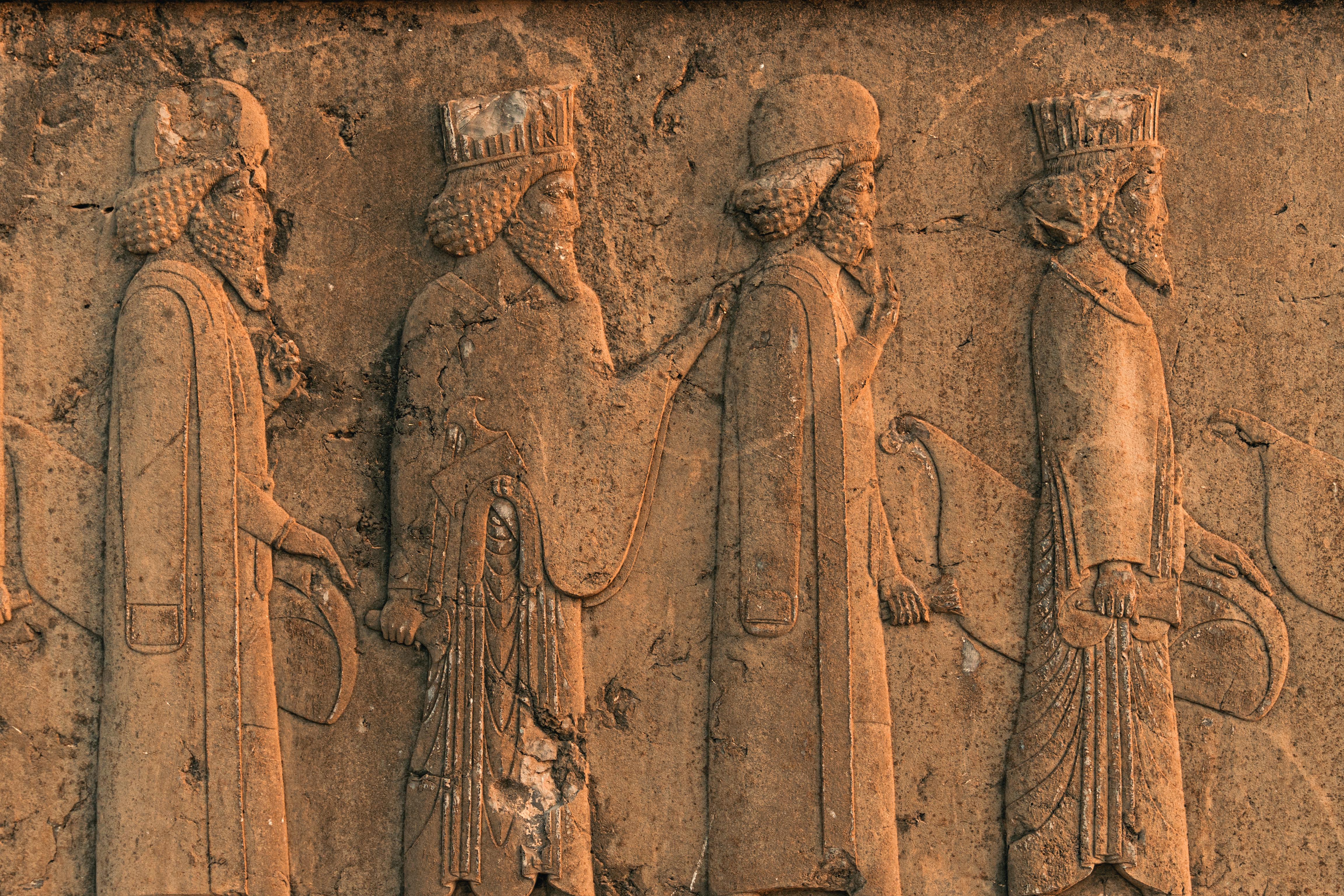 Ancient Flat Sculptures on Wall · Free Stock Photo