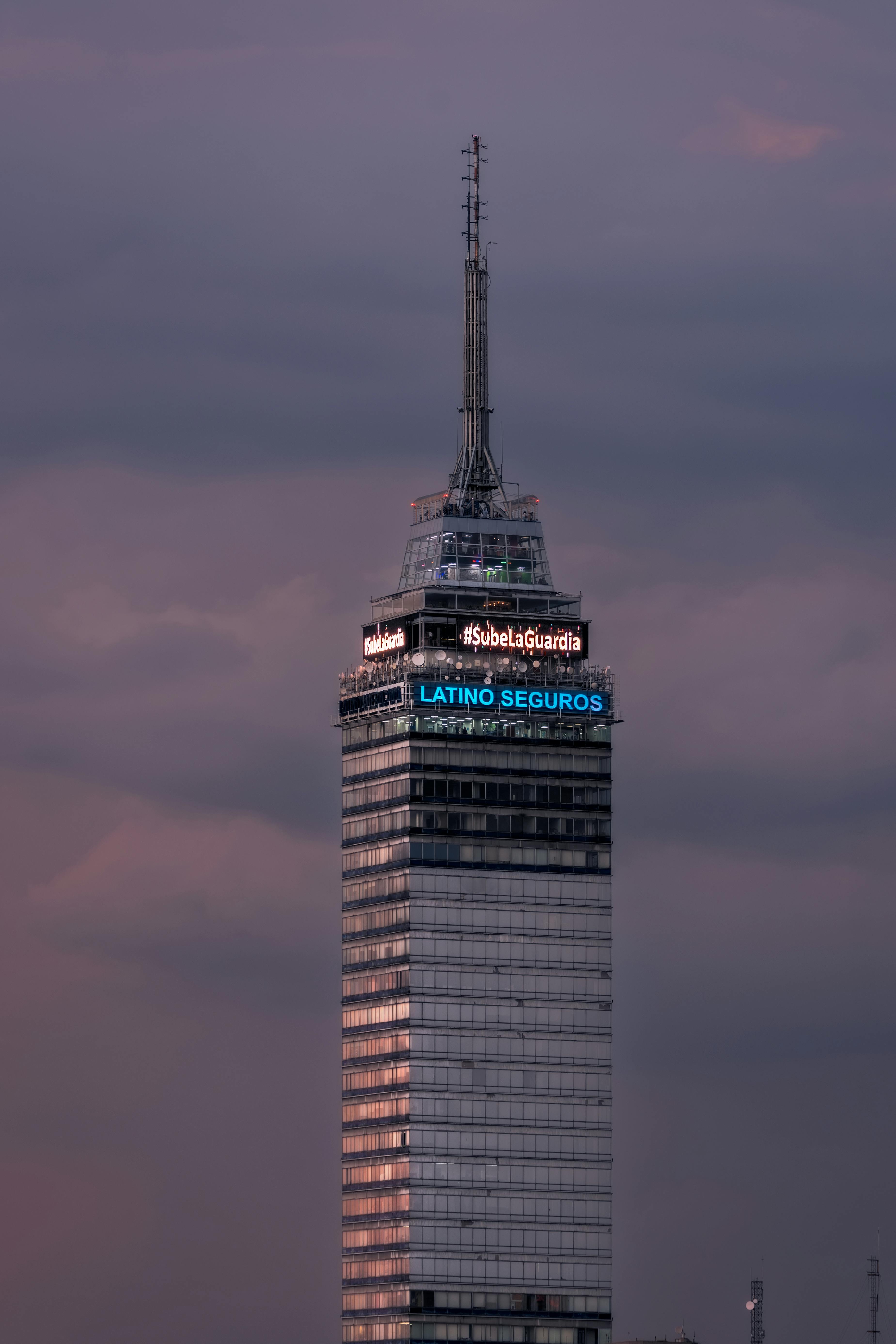 Latin American Tower in Mexico City · Free Stock Photo