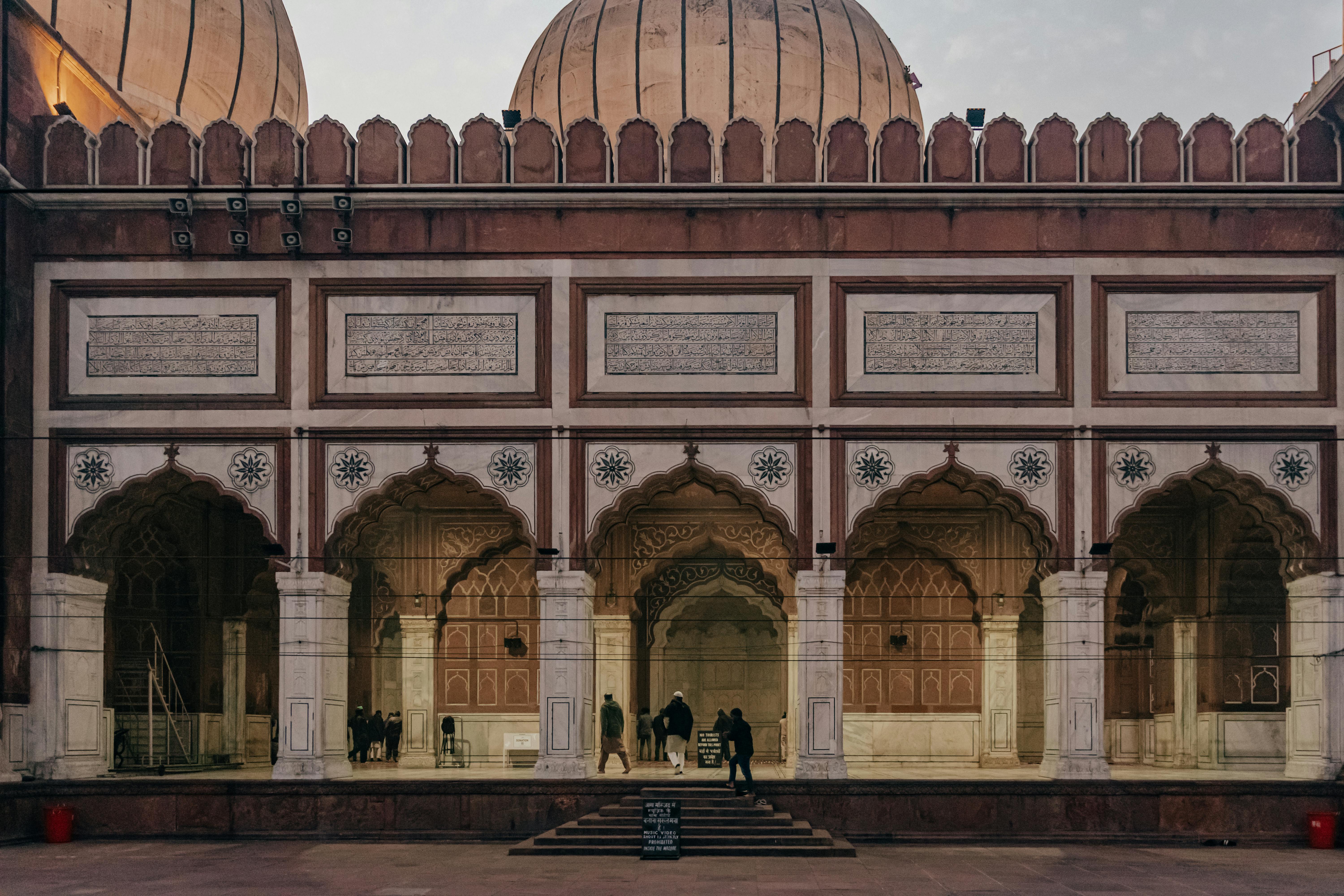 view of mosque at sunset · Free Stock Photo