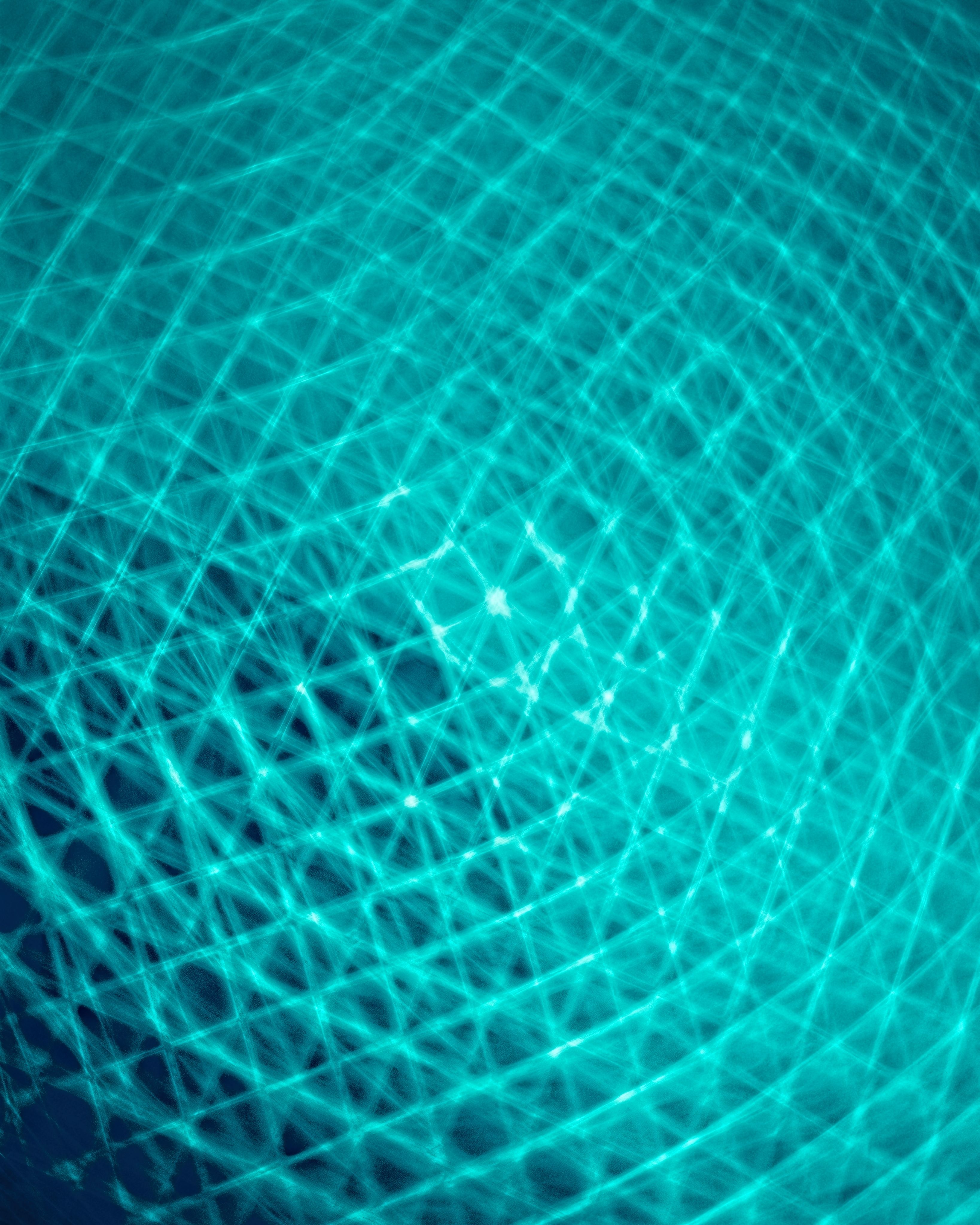 Blue, Abstract Illustration with Crossing Lines · Free Stock Photo