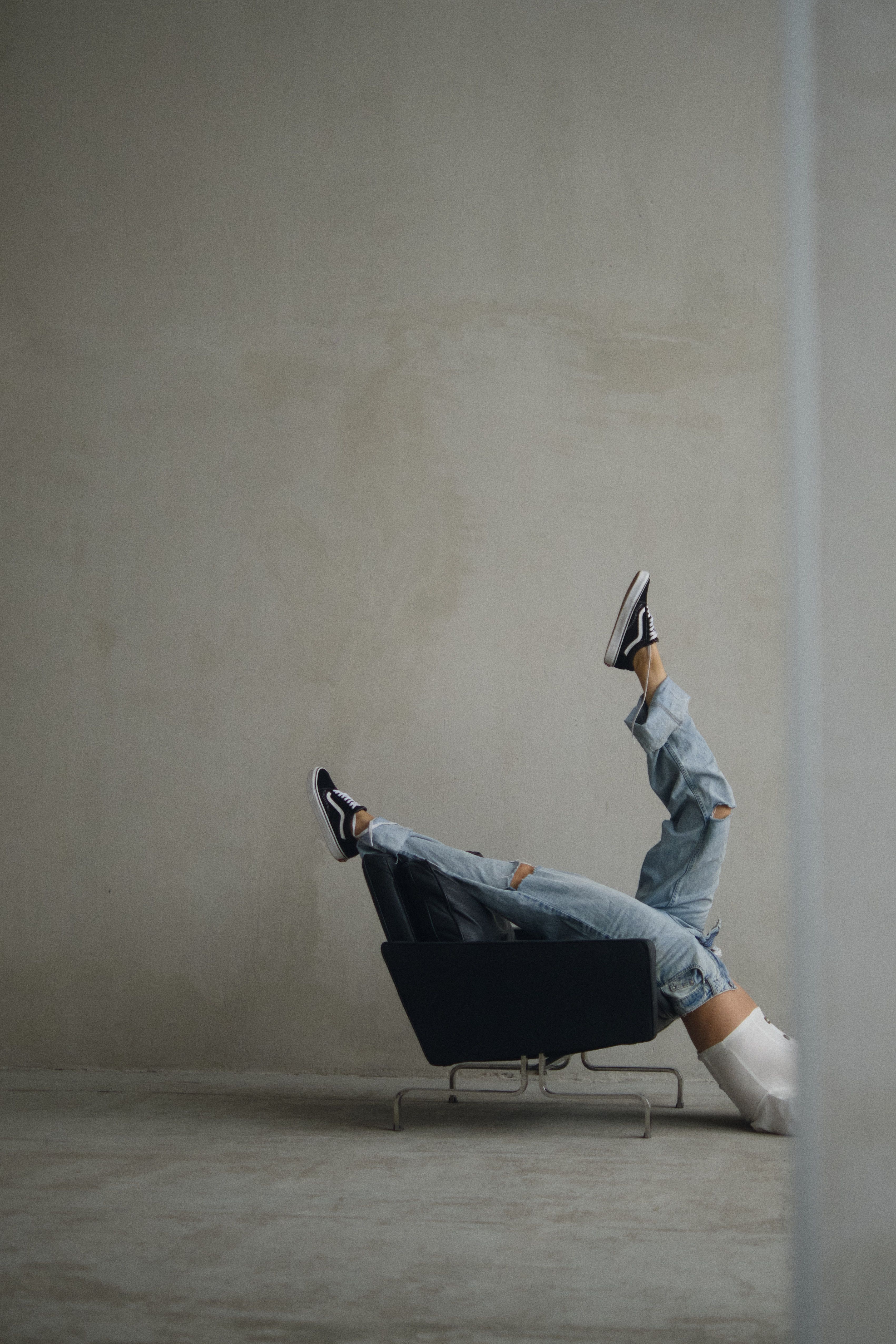Photo Of Woman Laying On Road · Free Stock Photo