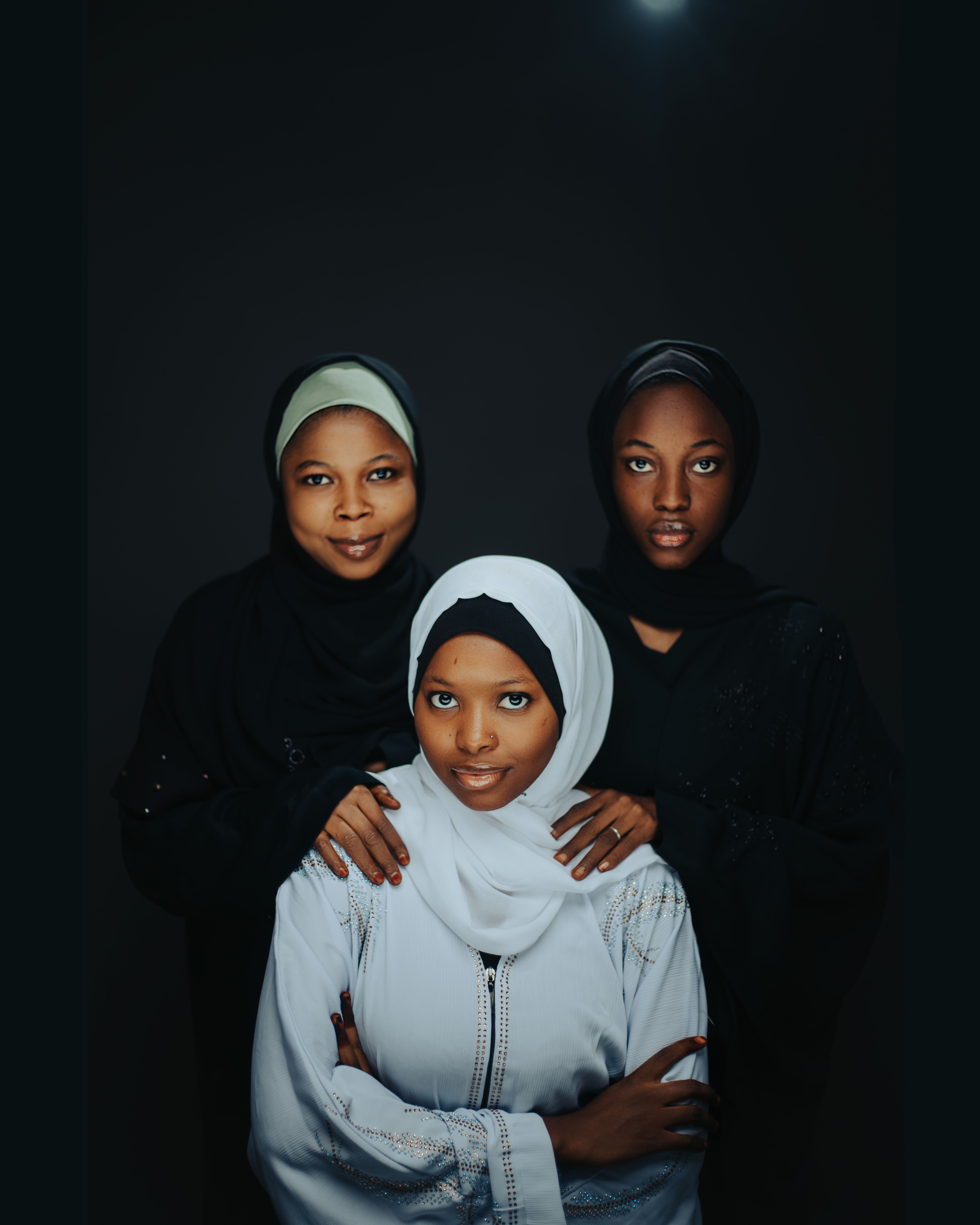 Portrait of Beauty Black Women in Shadow · Free Stock Photo