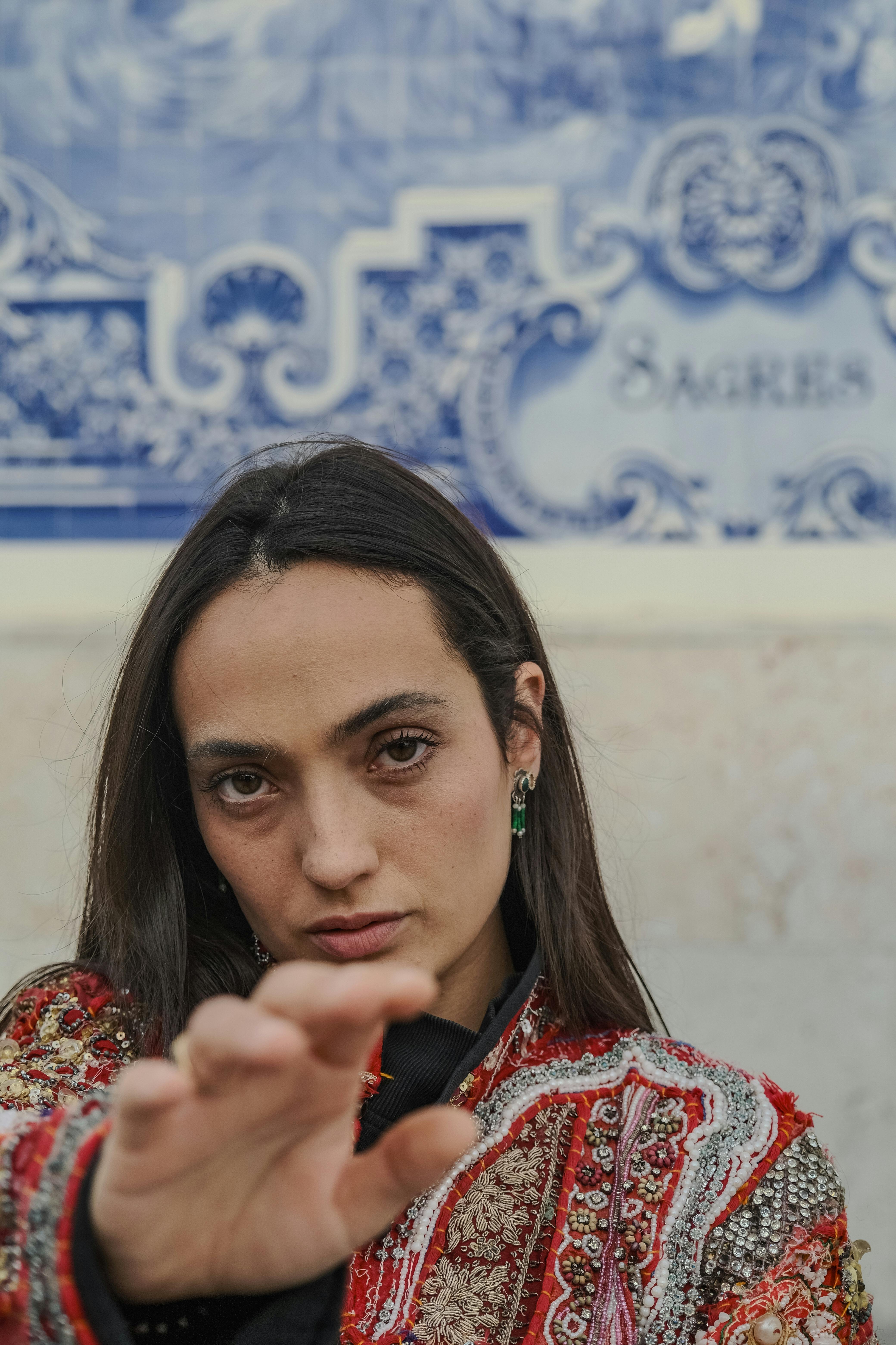 Woman Reaching Hand to Camera · Free Stock Photo