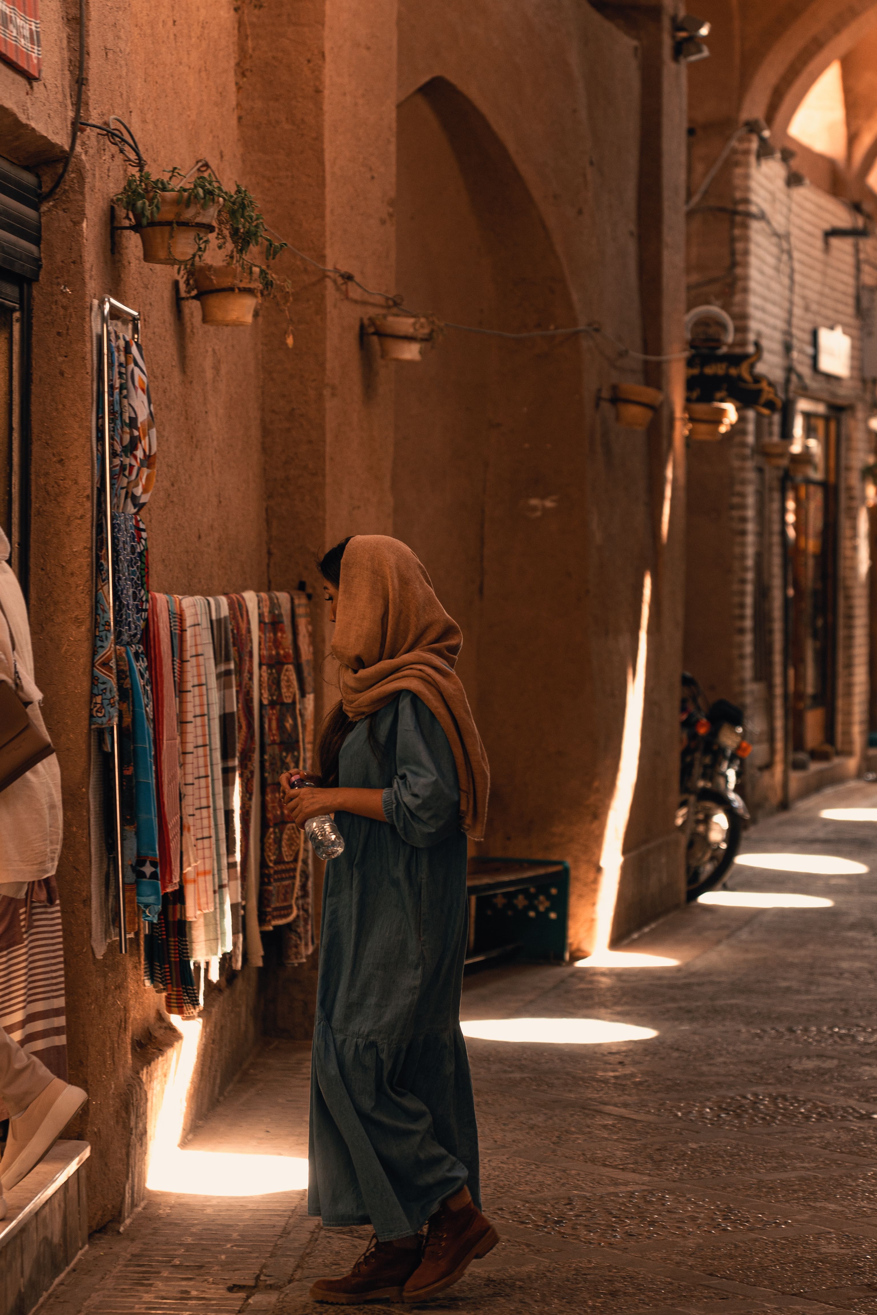 Woman in Niqab and Abaya in Town in Turkey · Free Stock Photo