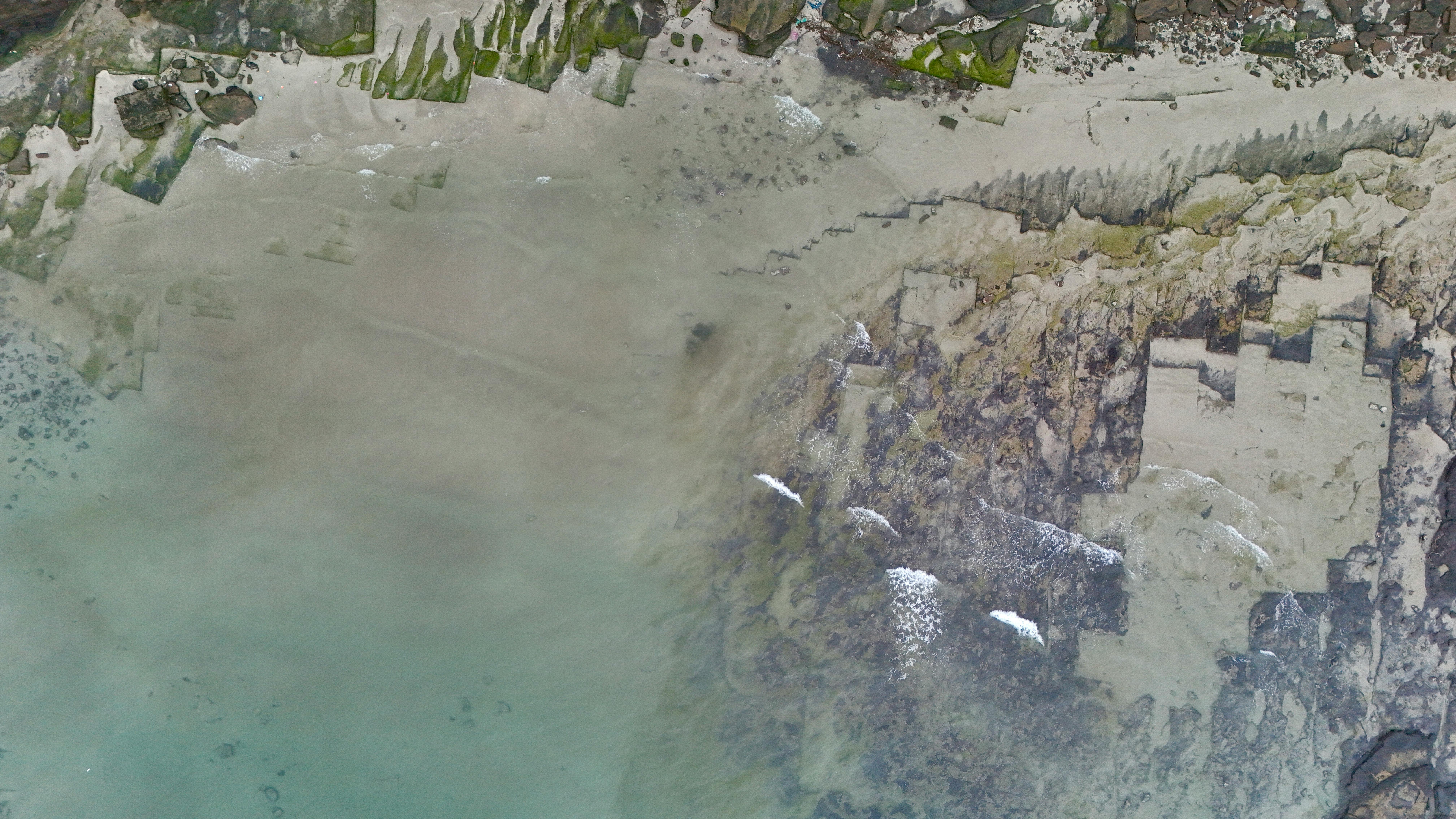 Birds Eye View of Bay on Sea Coast · Free Stock Photo
