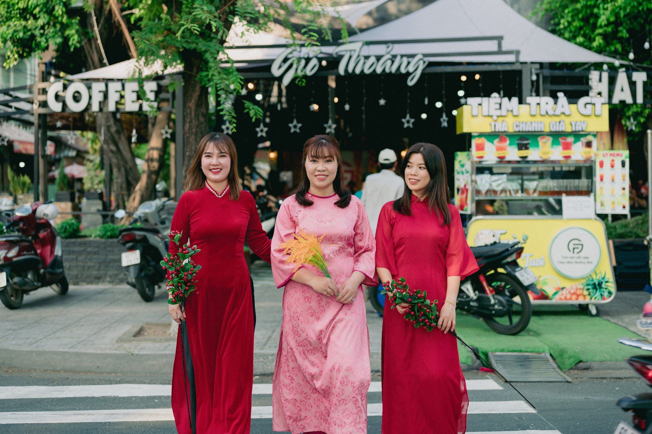 Smiling Women in Traditional Dresses · Free Stock Photo