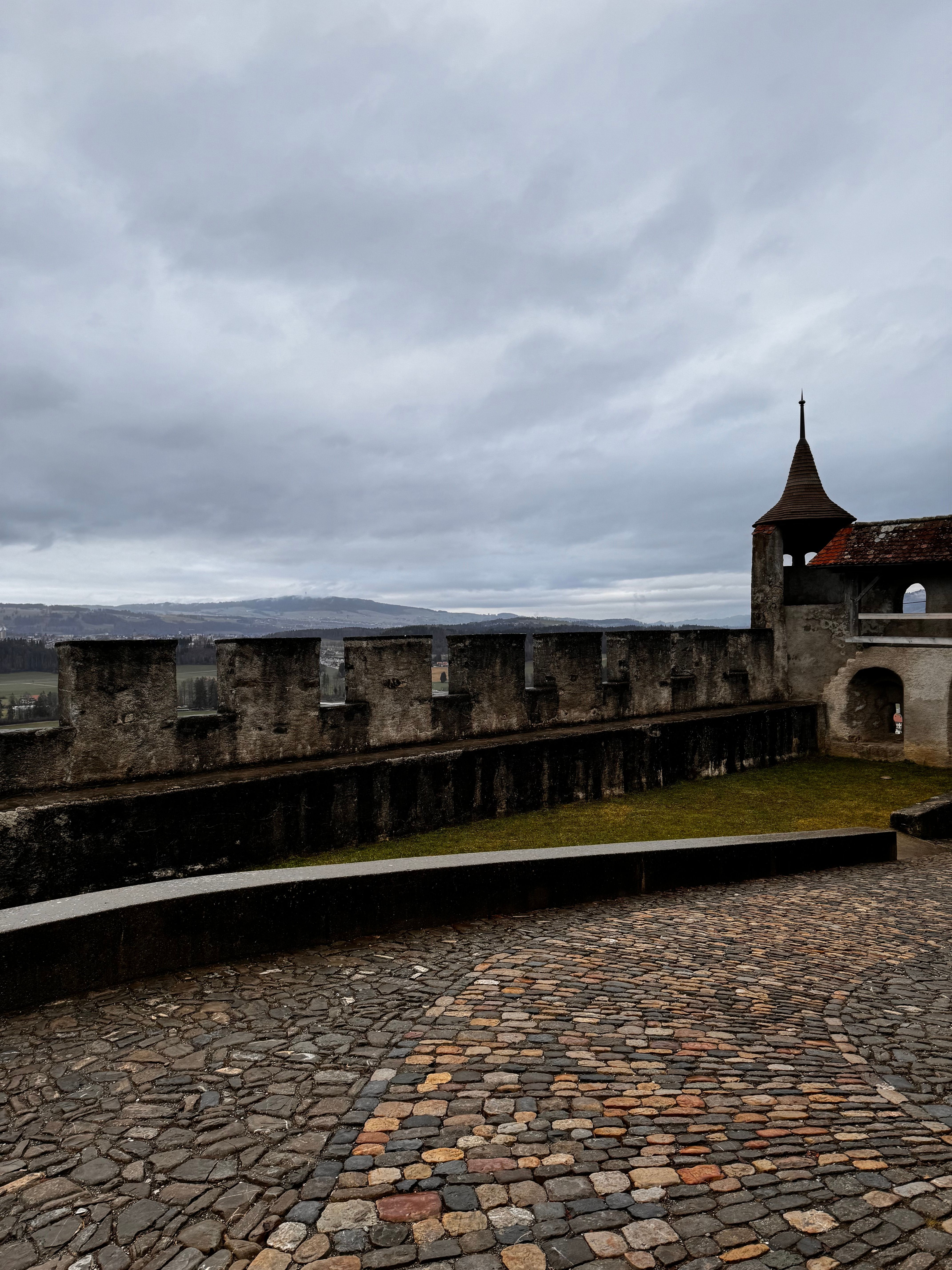 Wall and Cobblestone Pavement in Castle · Free Stock Photo