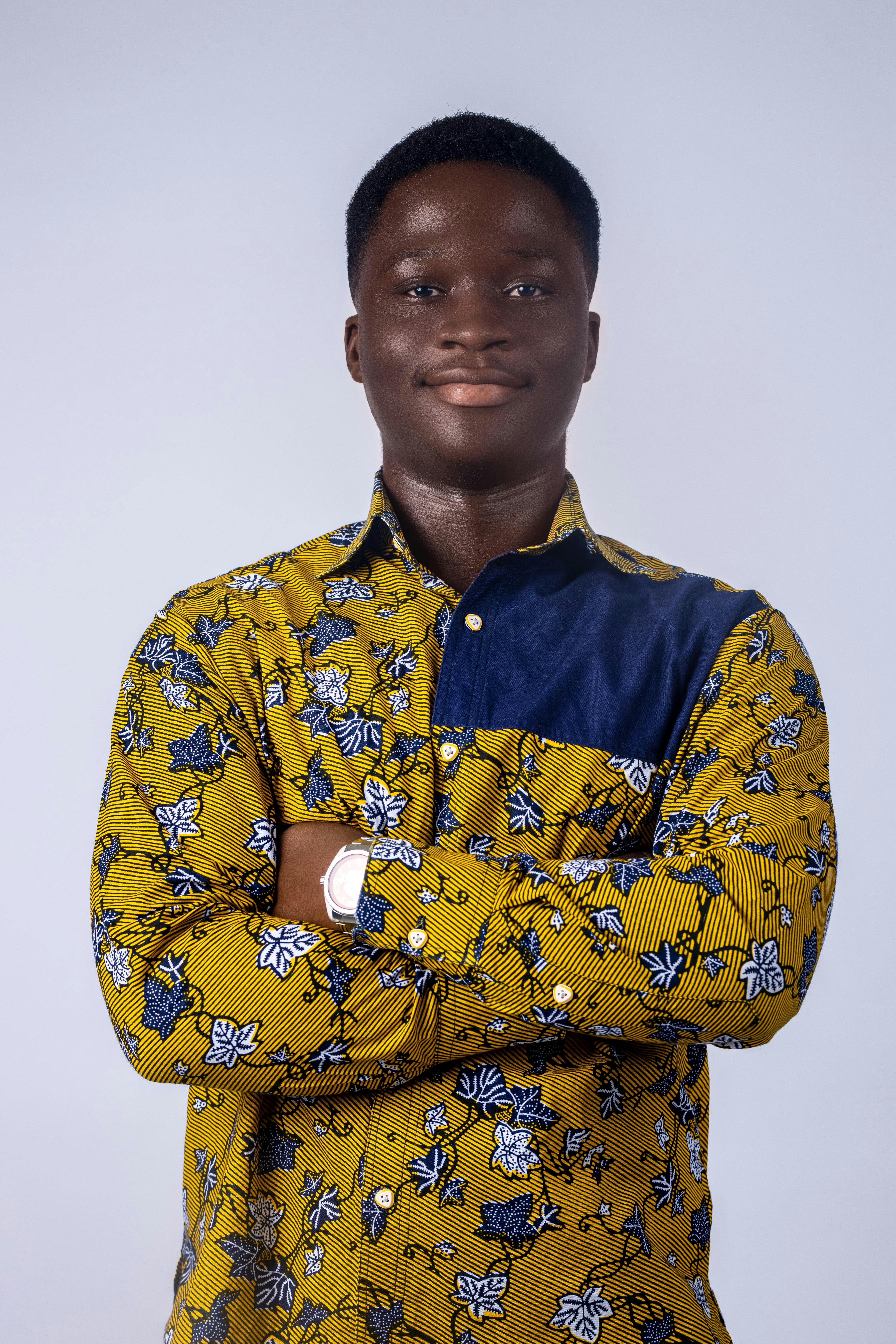 Man in Print Floral Shirt · Free Stock Photo