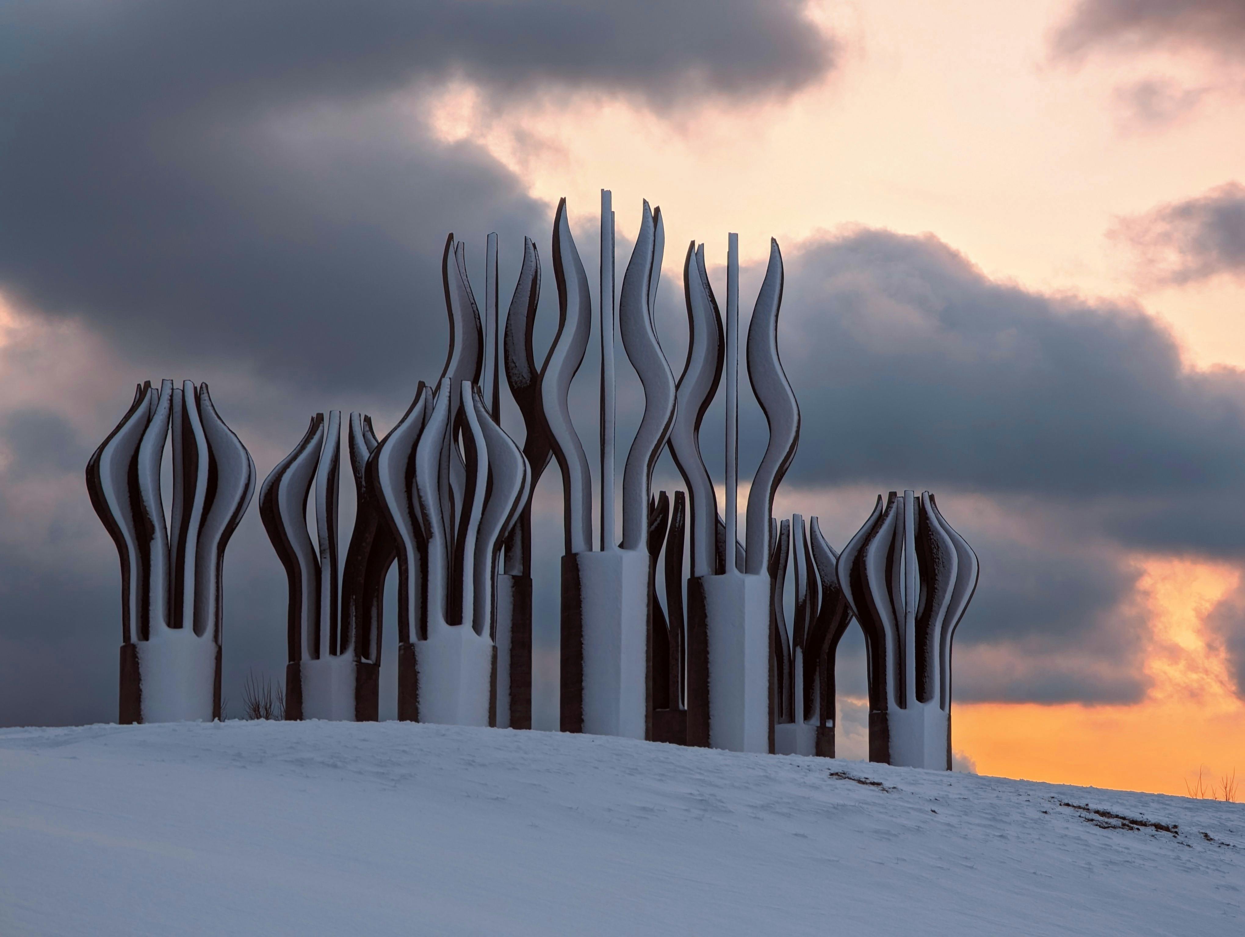 Sculpture in René Lévesque Park, Montreal, Quebec, Canada · Free Stock ...