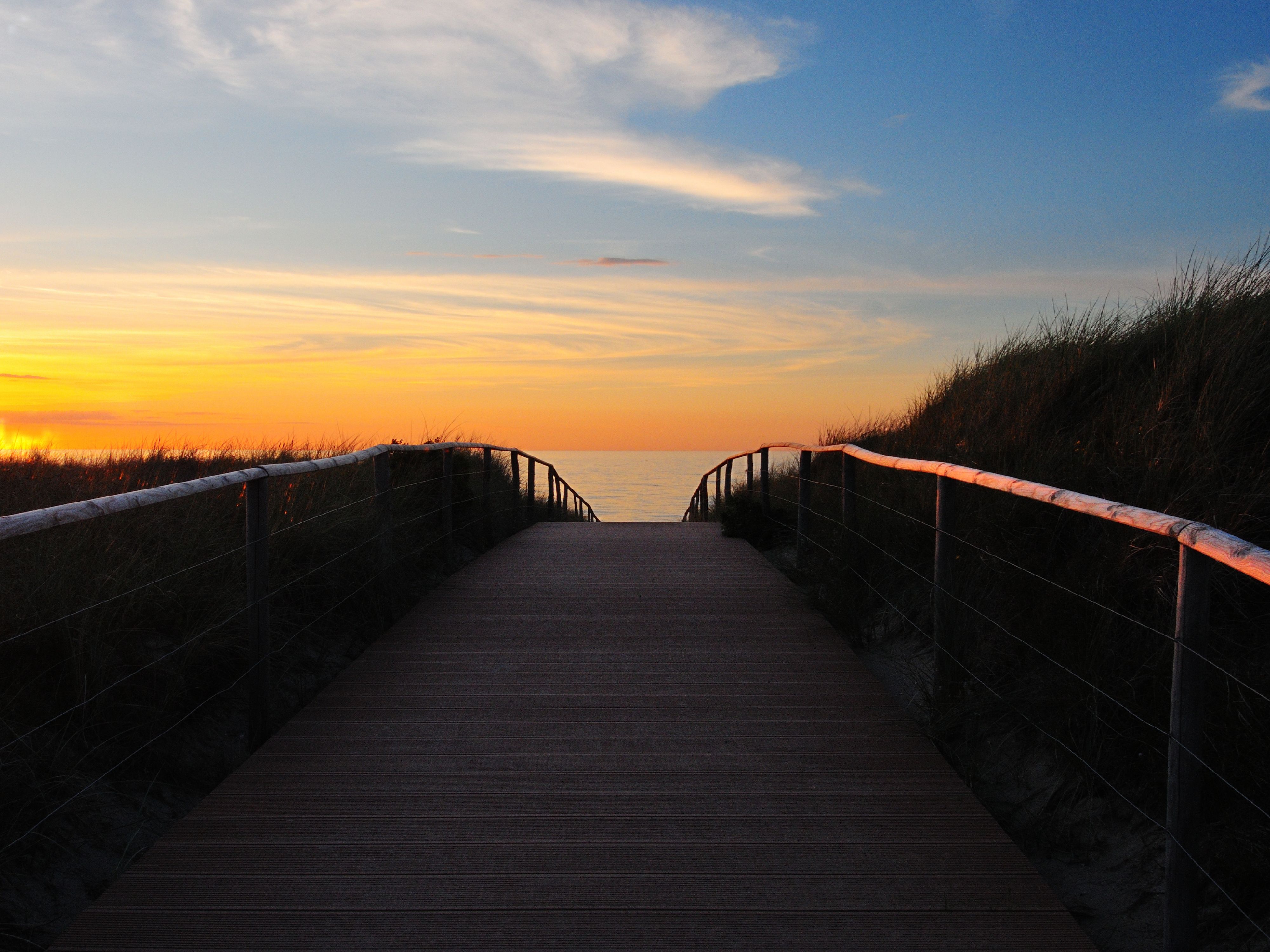 Photography of Wooden Bridge During Sunset · Free Stock Photo
