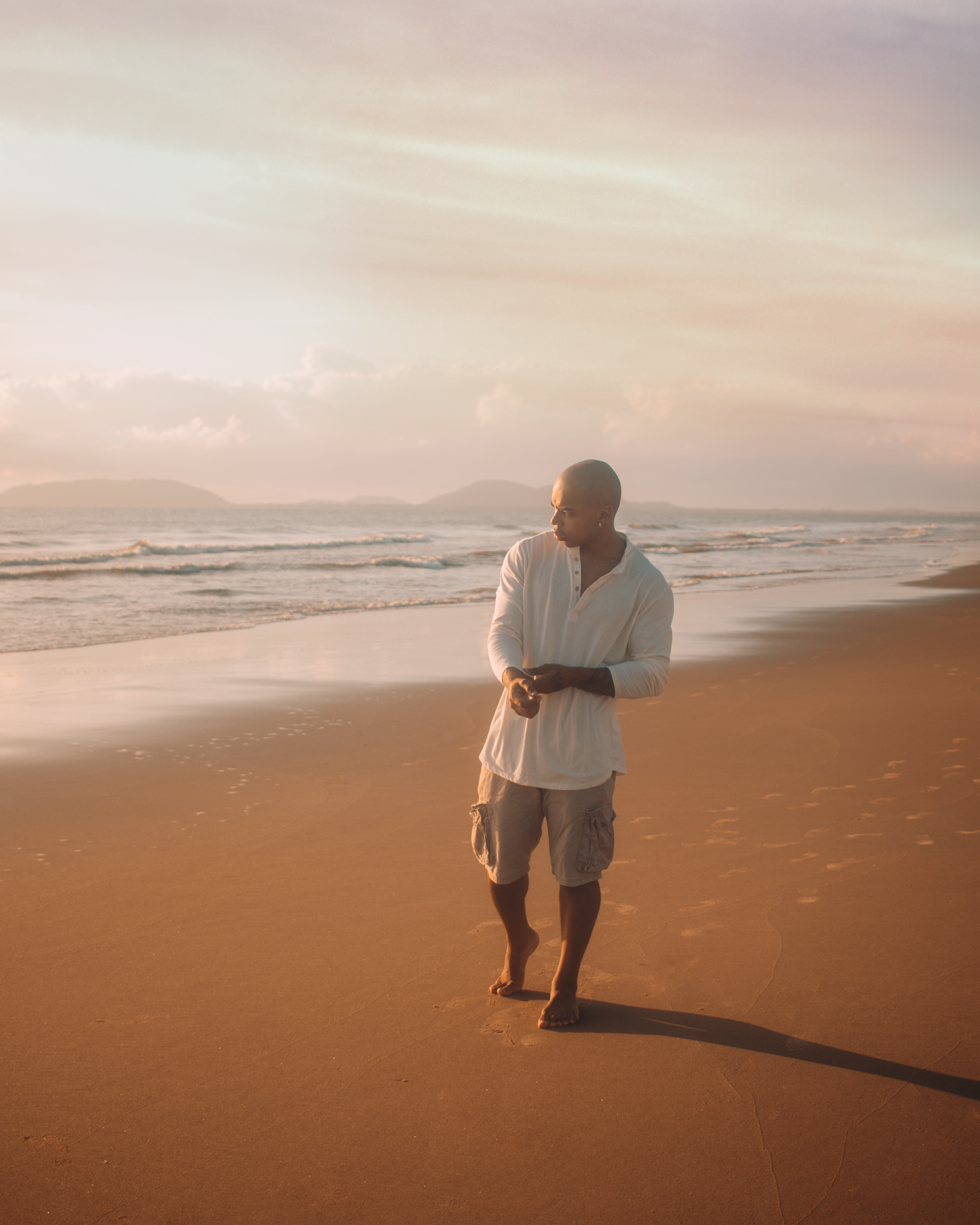 Man on a Sunny Beach · Free Stock Photo