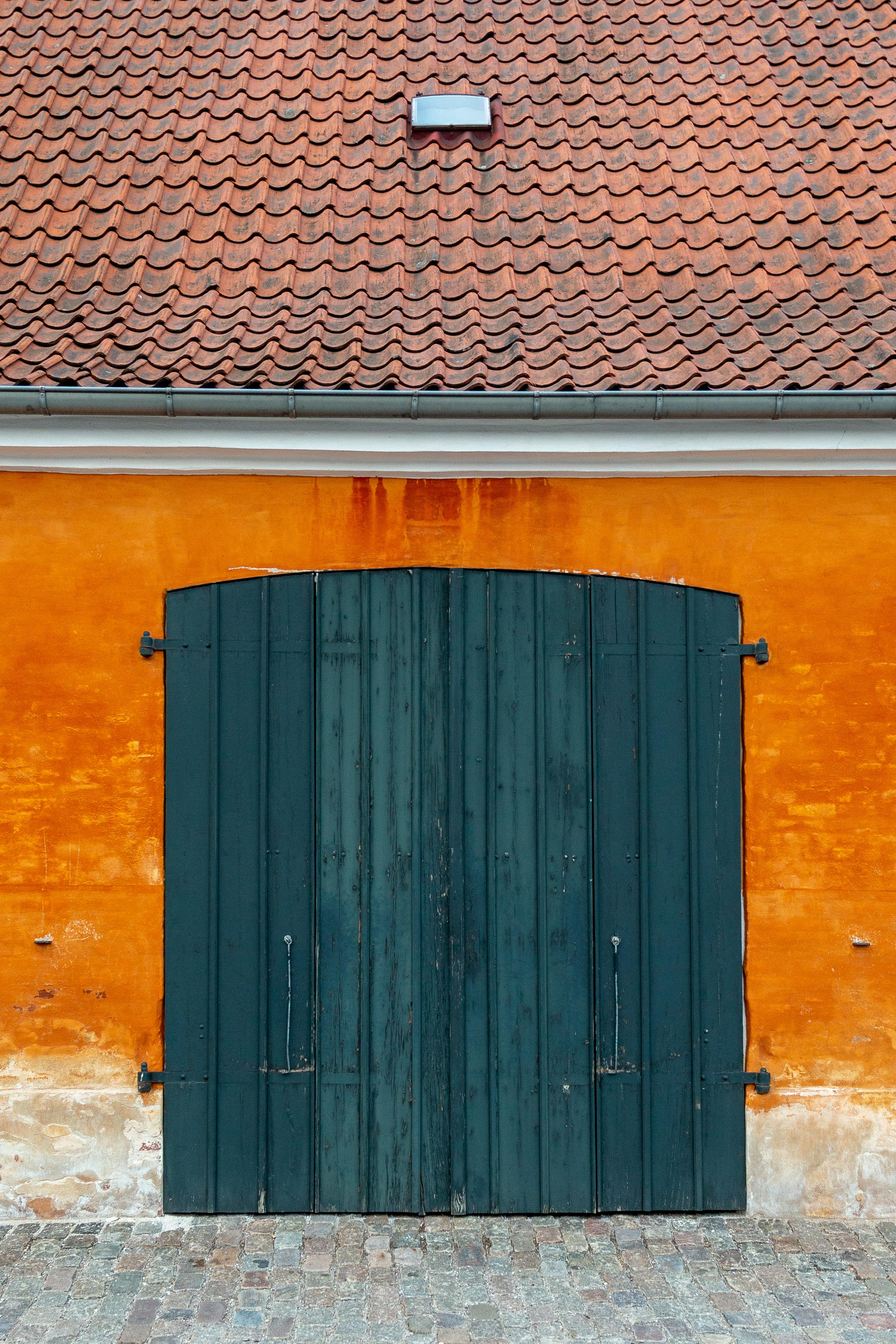 Blue Wooden Gate in a Barn · Free Stock Photo