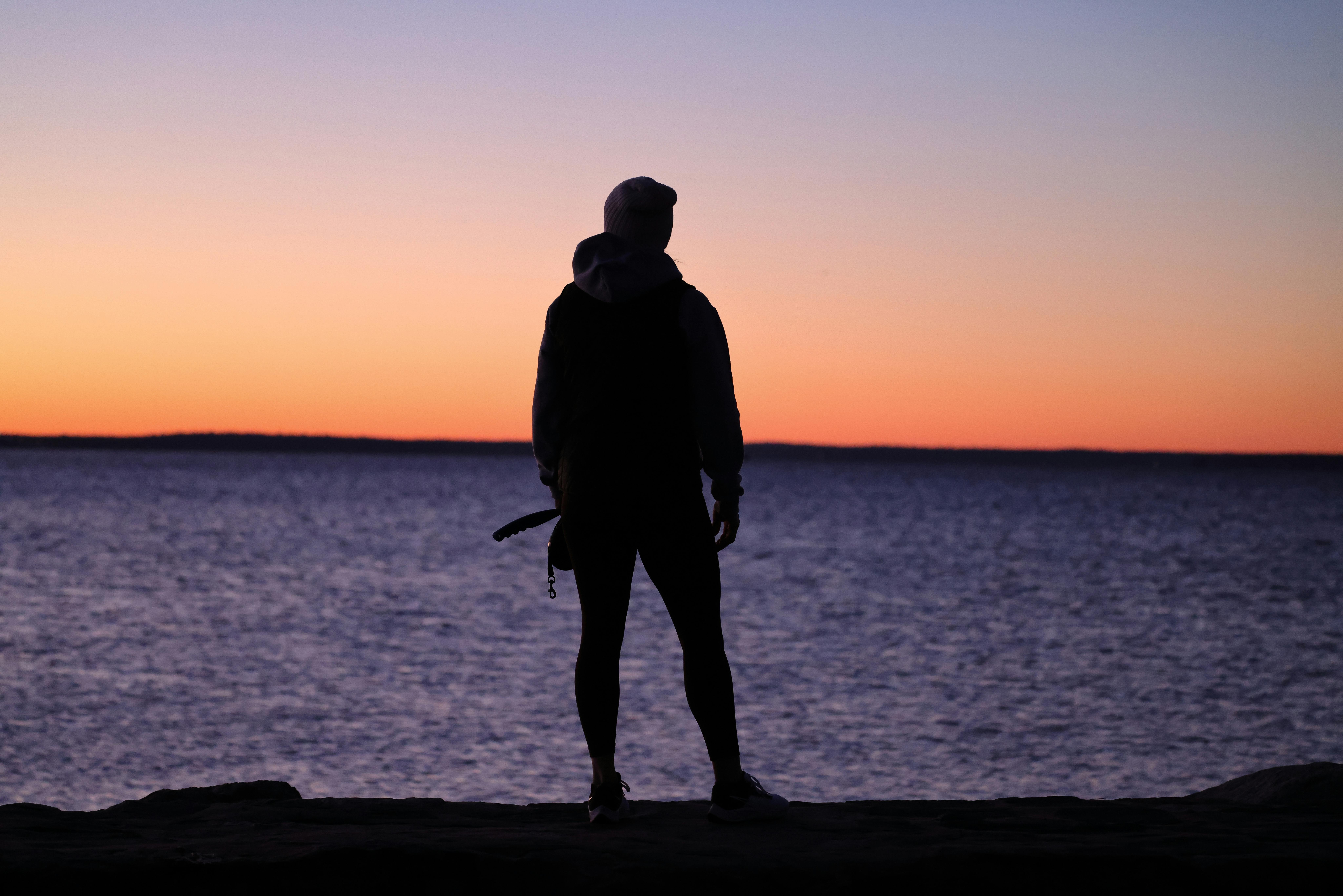 Animated Person Looking Into The Sunset Photos, Download The BEST Free ...