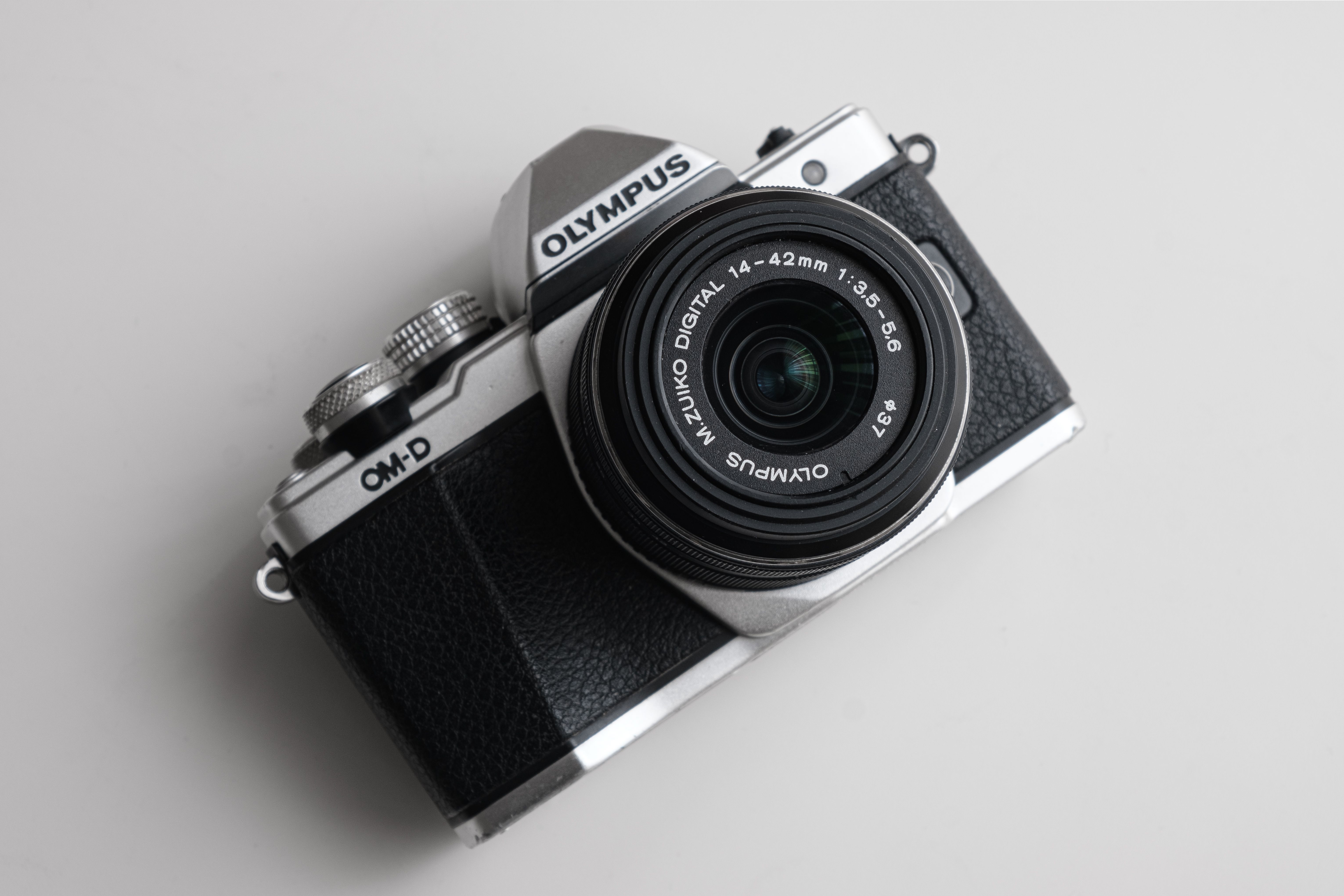 Camera on White Background · Free Stock Photo