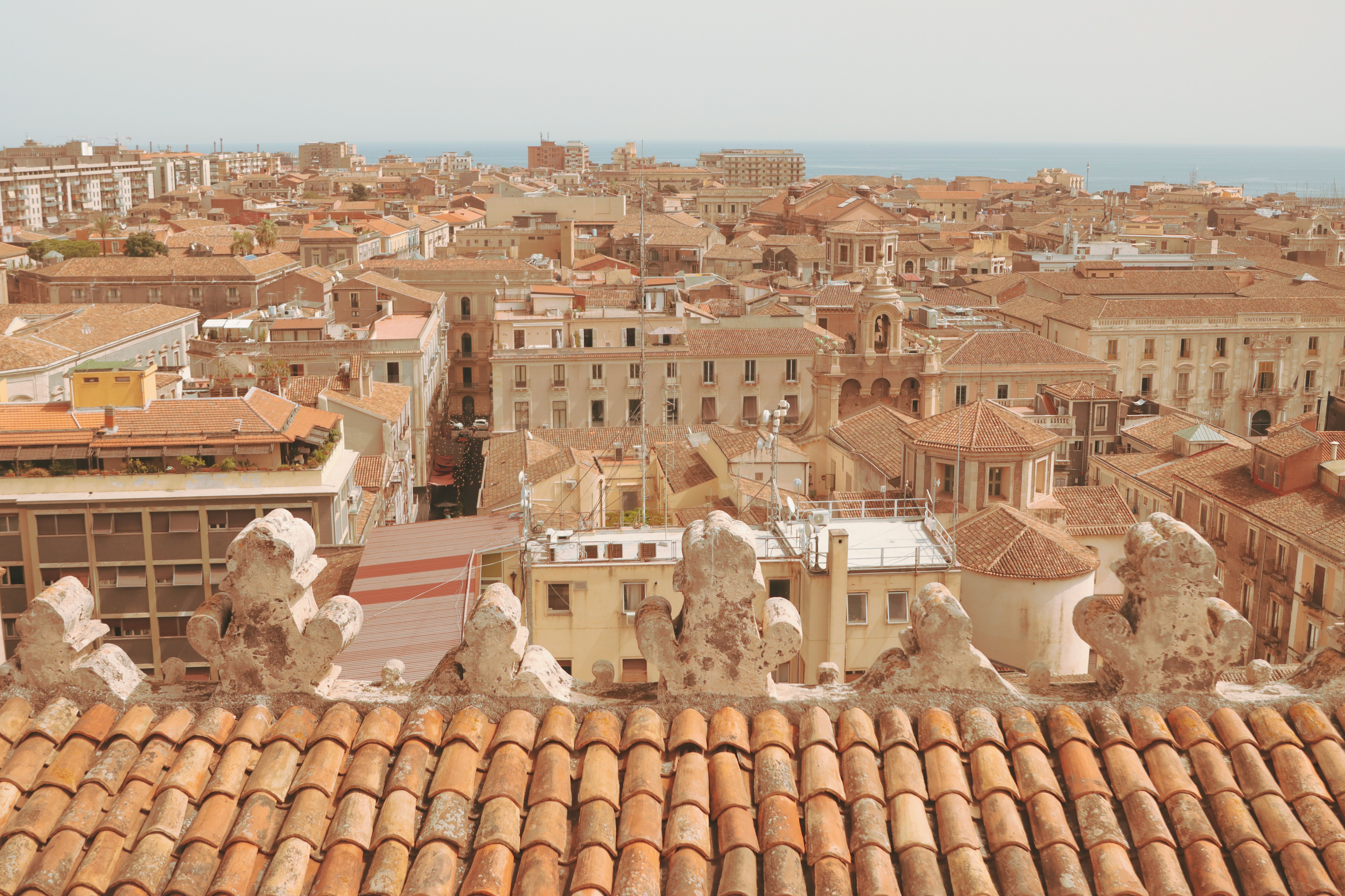 Panoramic View of Catania City in Sicily, Italy · Free Stock Photo