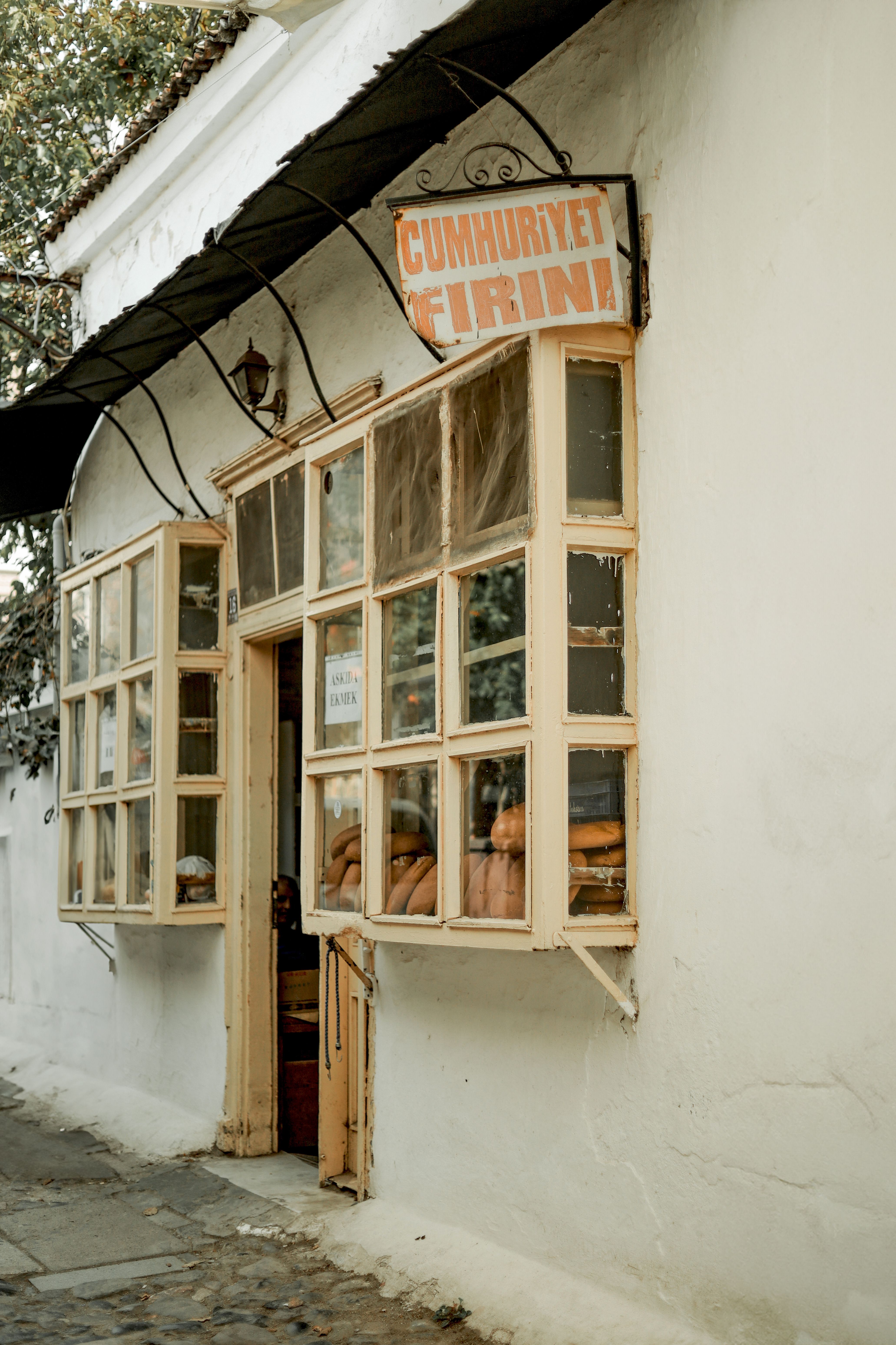 Exterior of an Old Bakery Building · Free Stock Photo