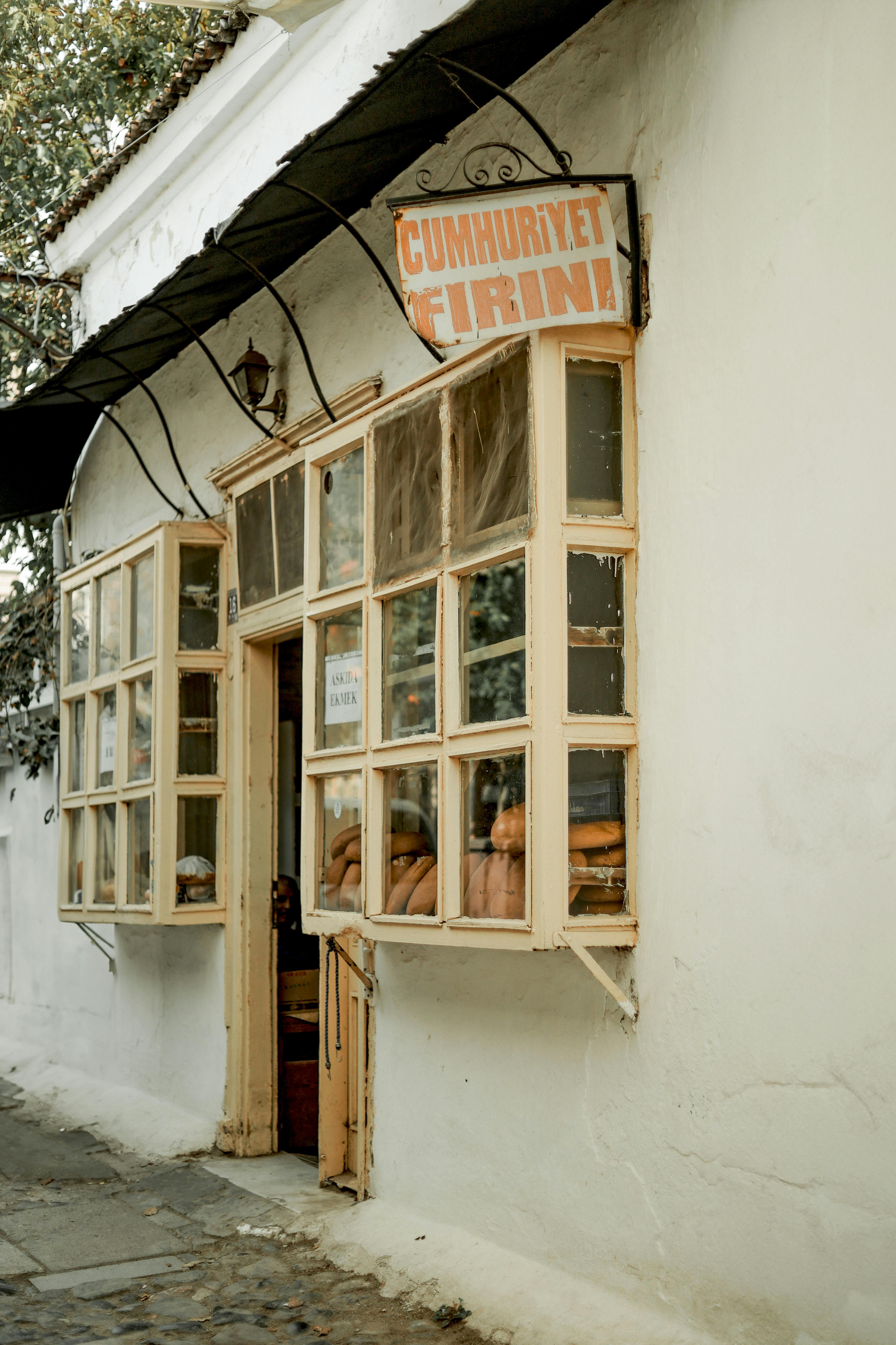 Exterior of an Old Bakery Building · Free Stock Photo