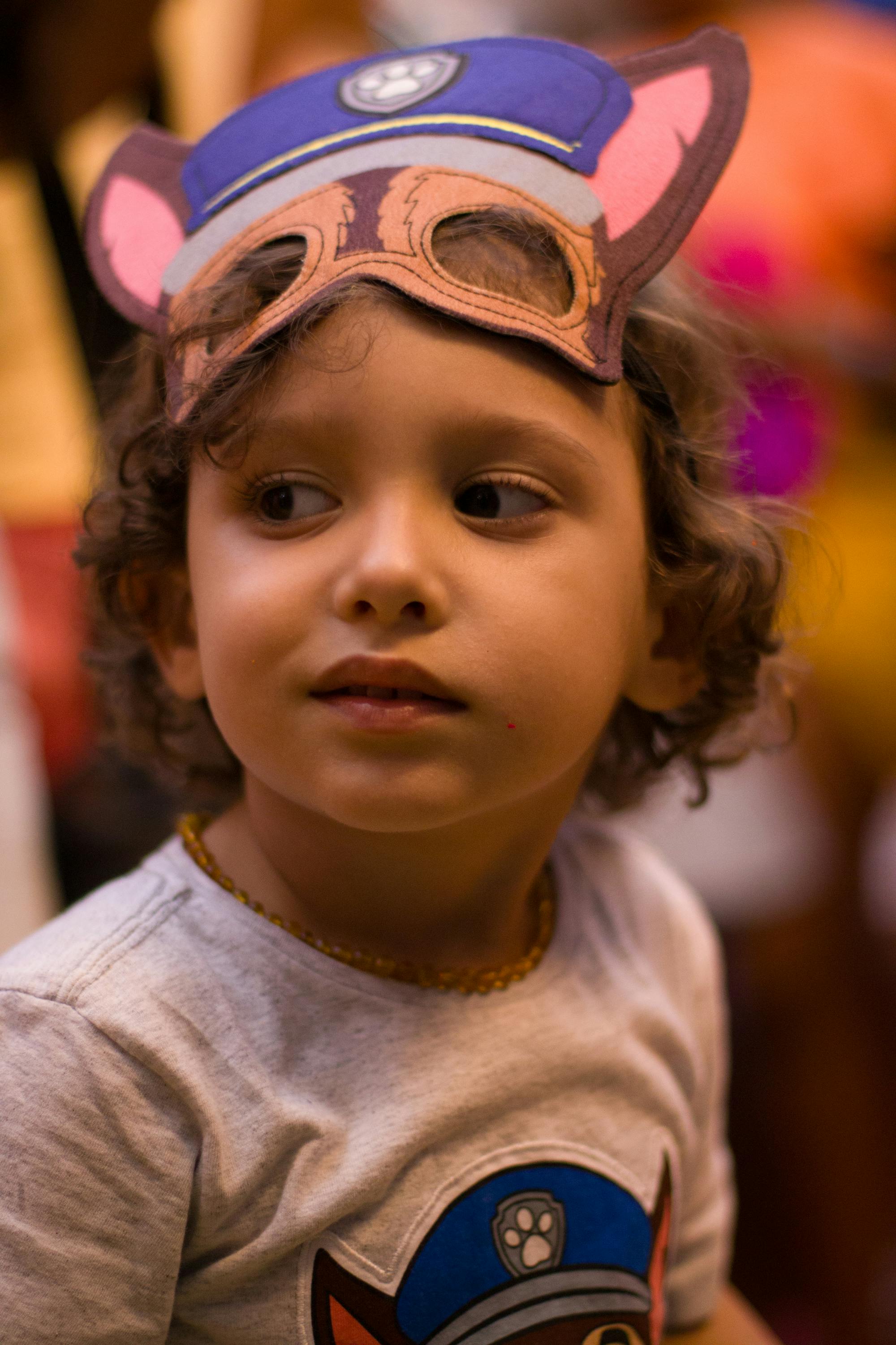 Portrait of Child in Mask · Free Stock Photo