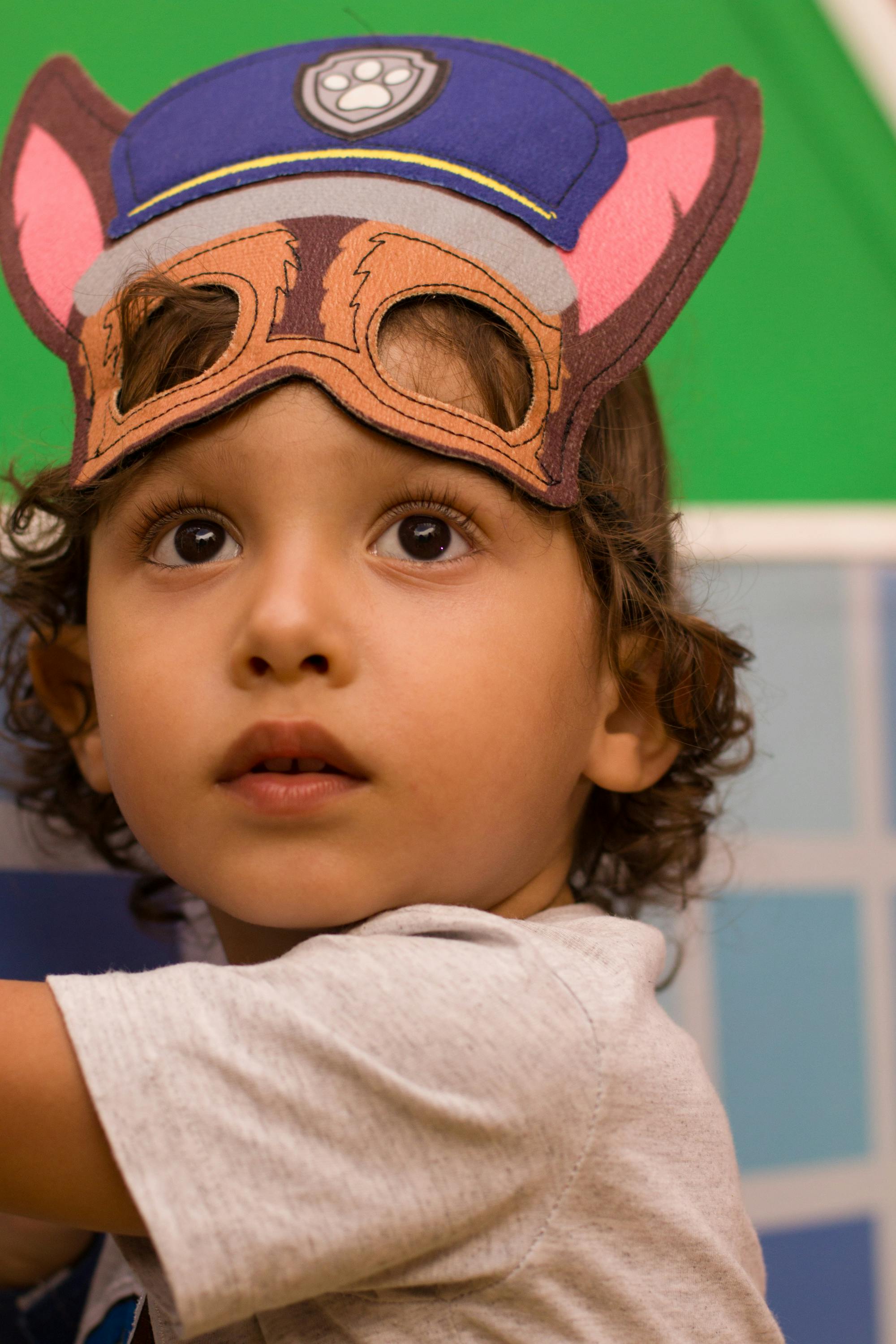 Portrait of Child in Mask · Free Stock Photo