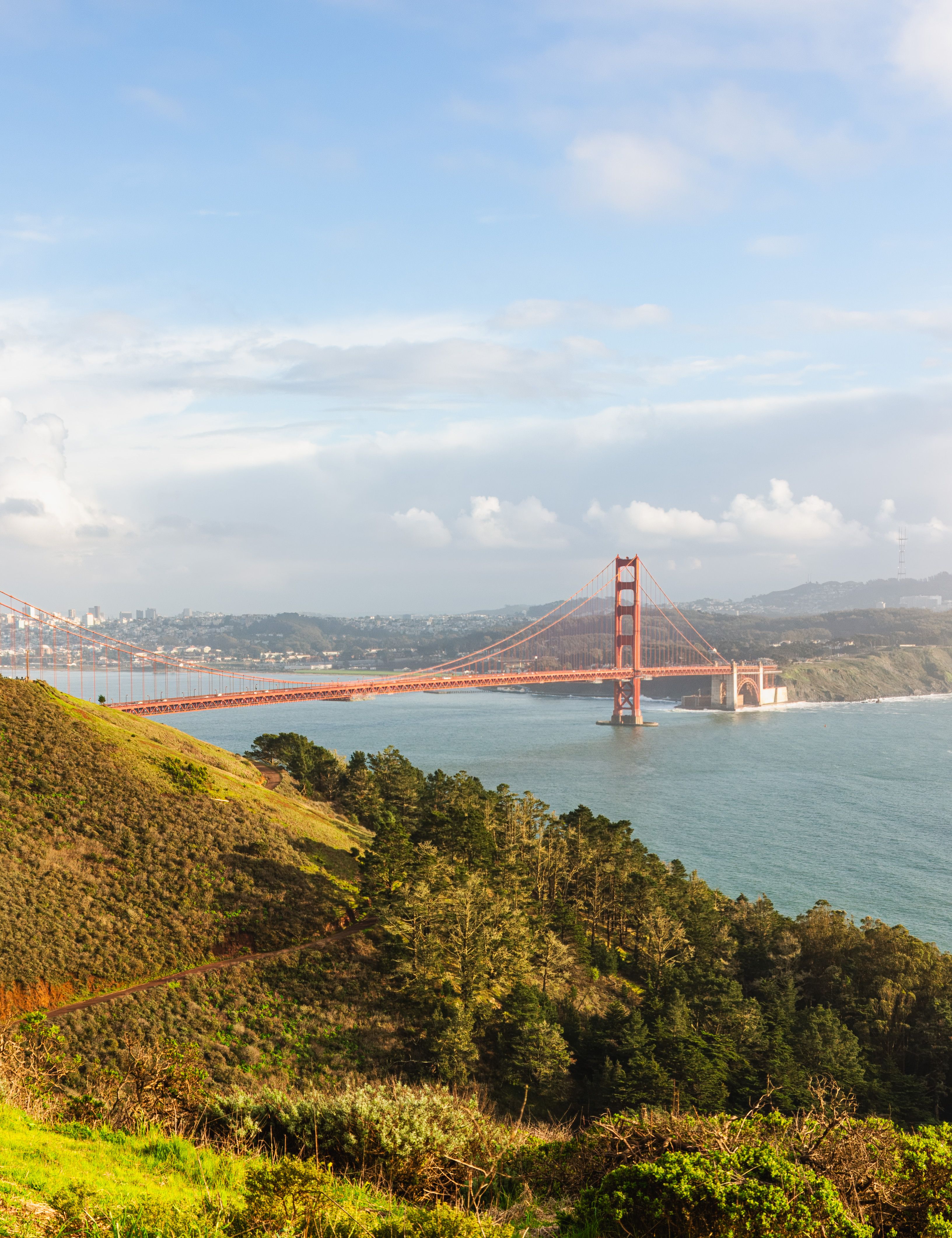 Golden Gate Bridge from Hills · Free Stock Photo