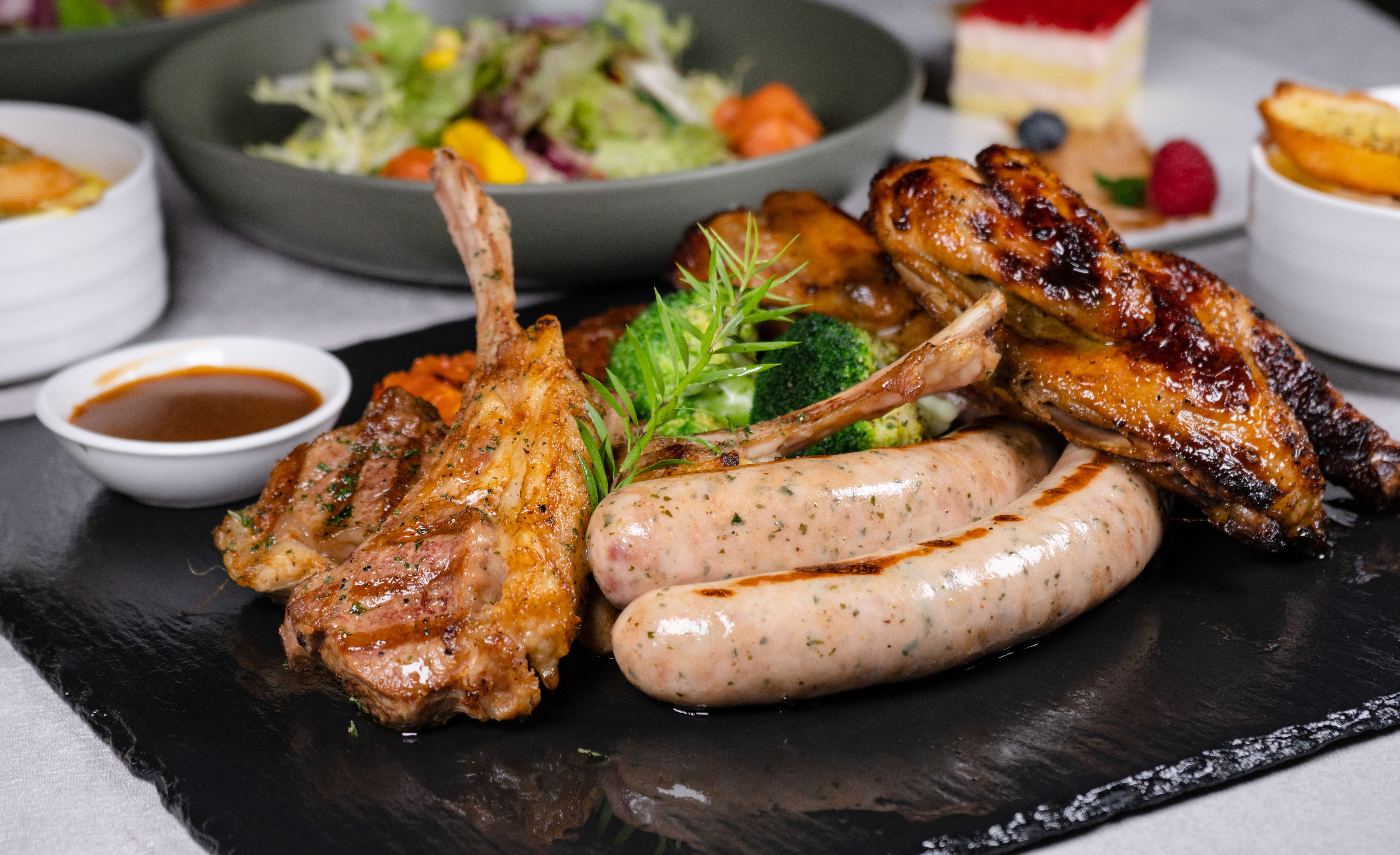 Meat Served on Barbecue · Free Stock Photo
