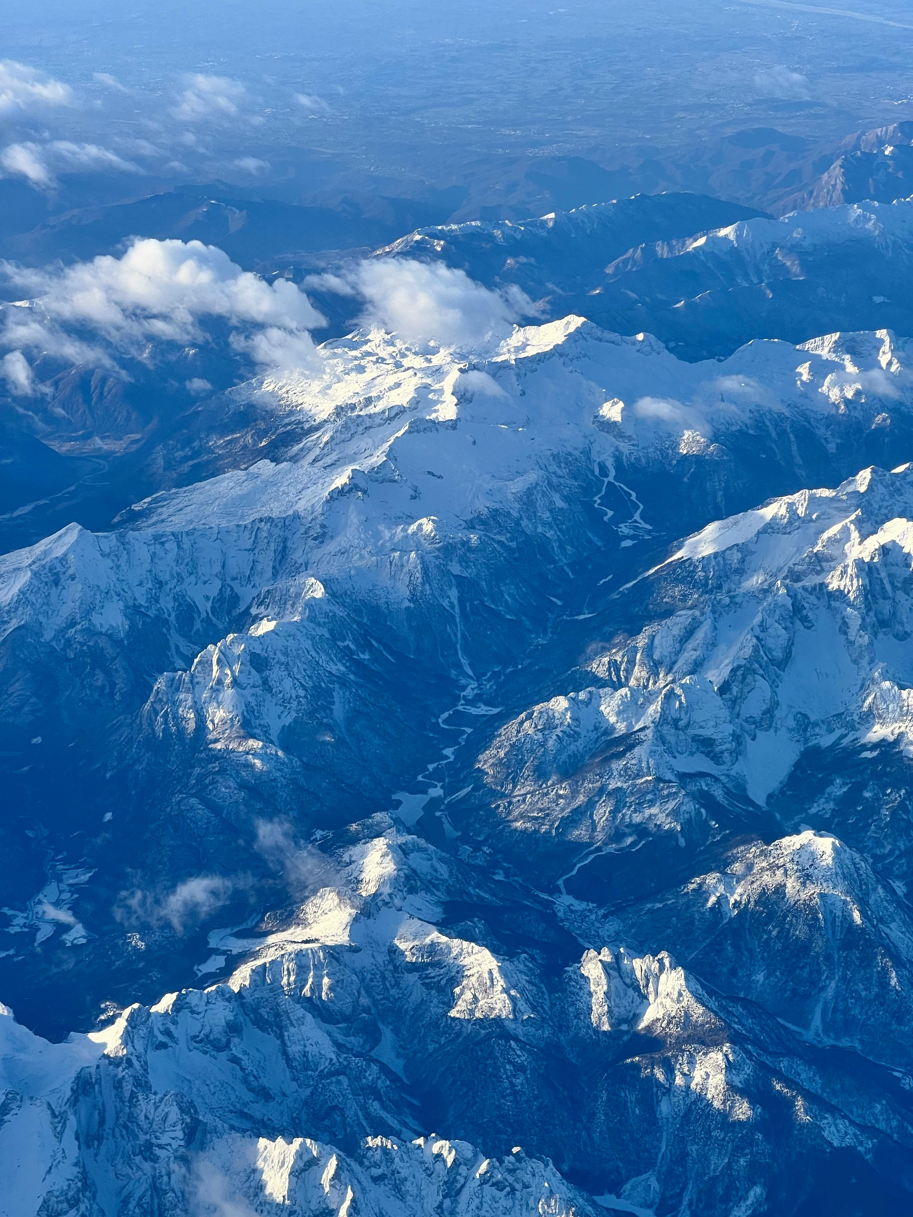Aerial View of Mountains · Free Stock Photo