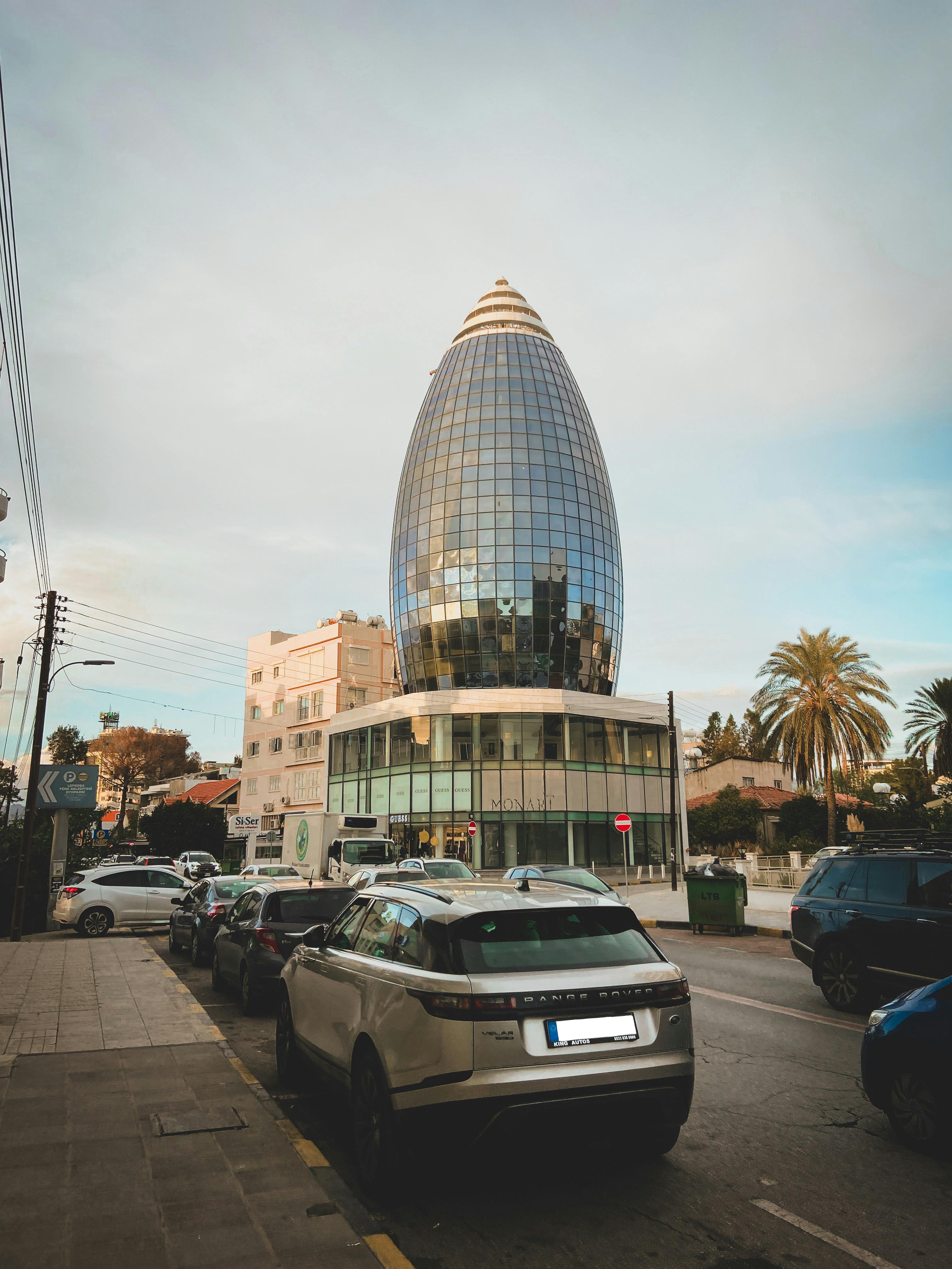 Glass Tower of Private University in Cyprus · Free Stock Photo