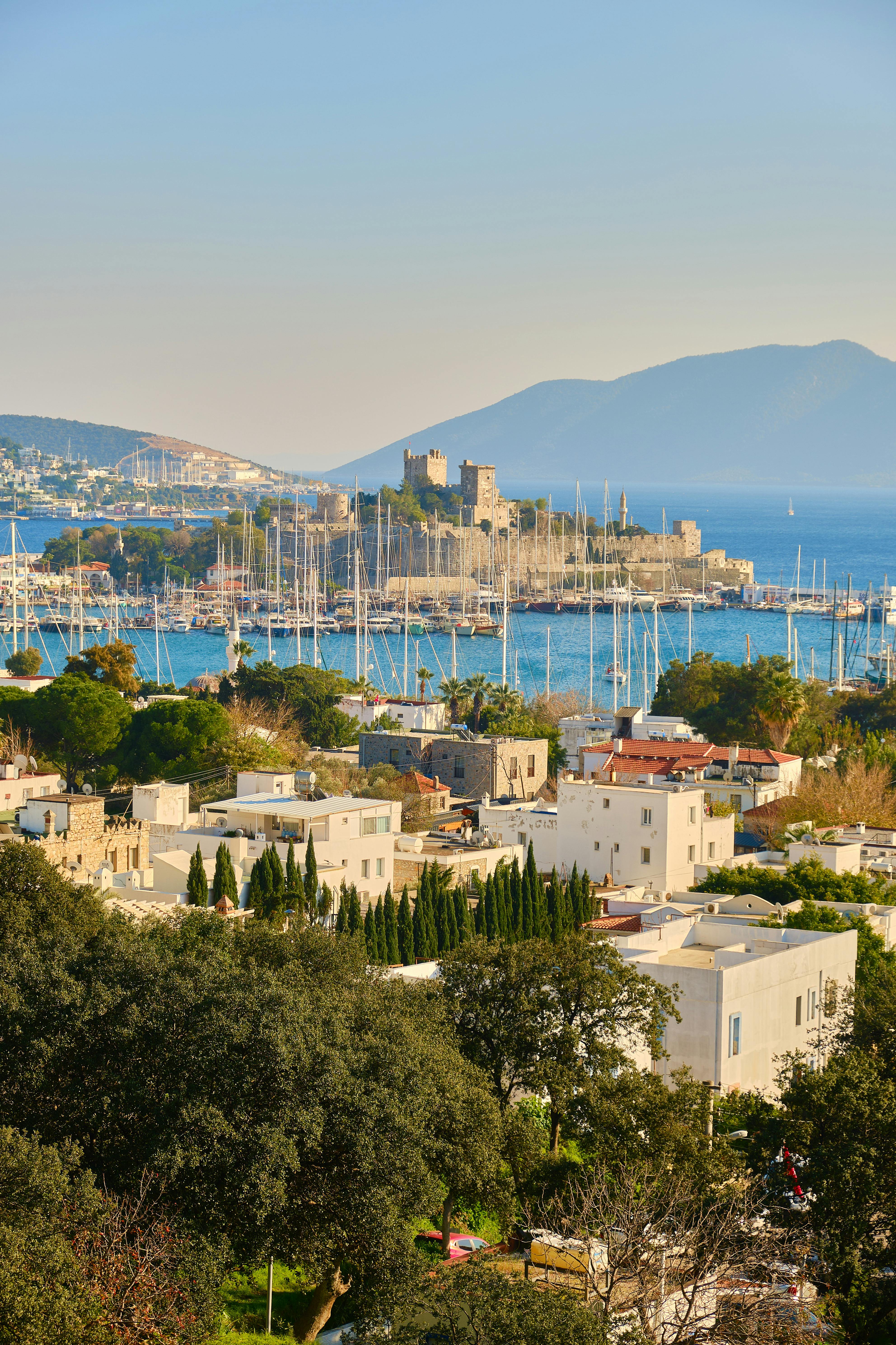 Castle by the Port in Turkey · Free Stock Photo