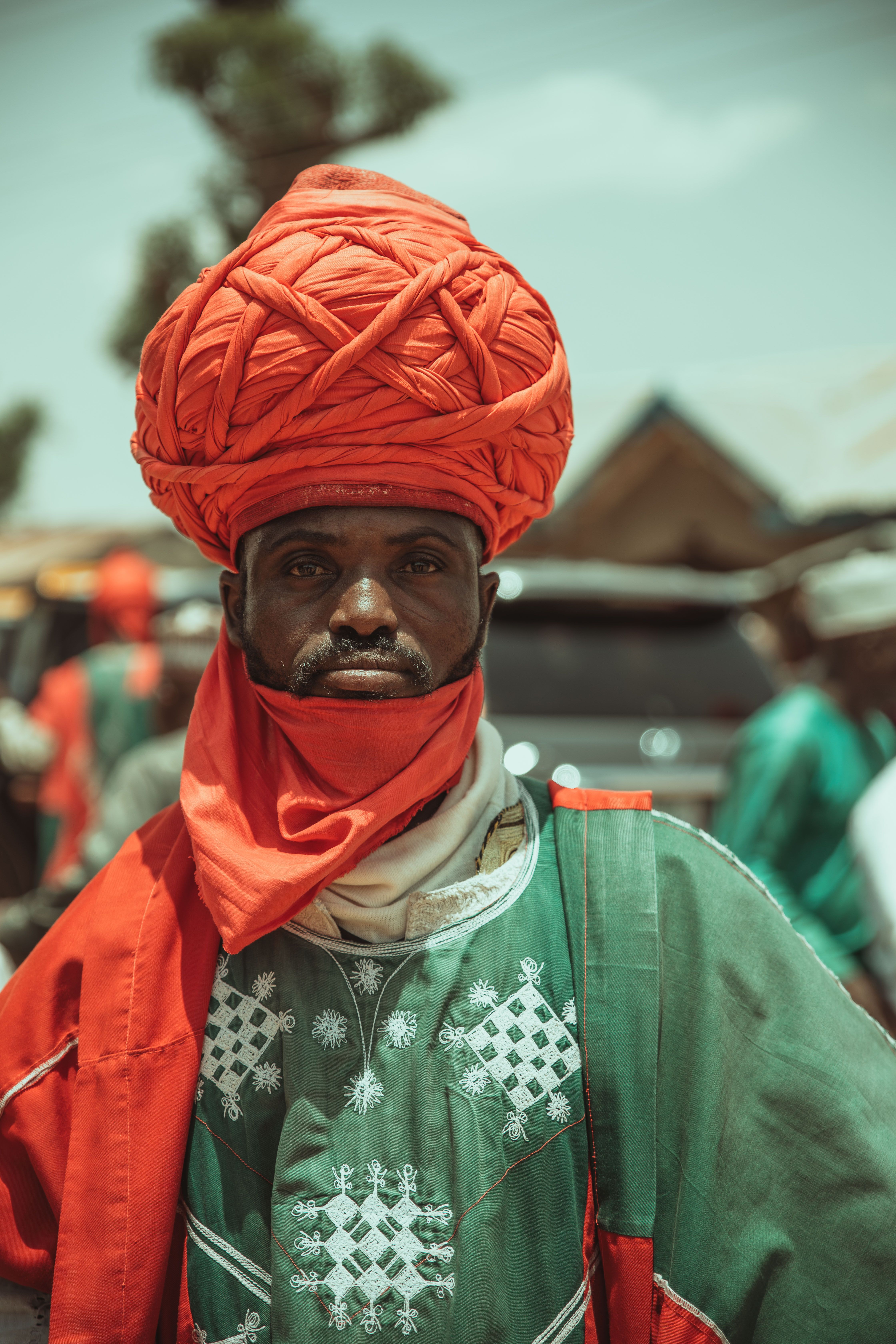 Portrait of Man in Tribal, Traditional Clothing · Free Stock Photo