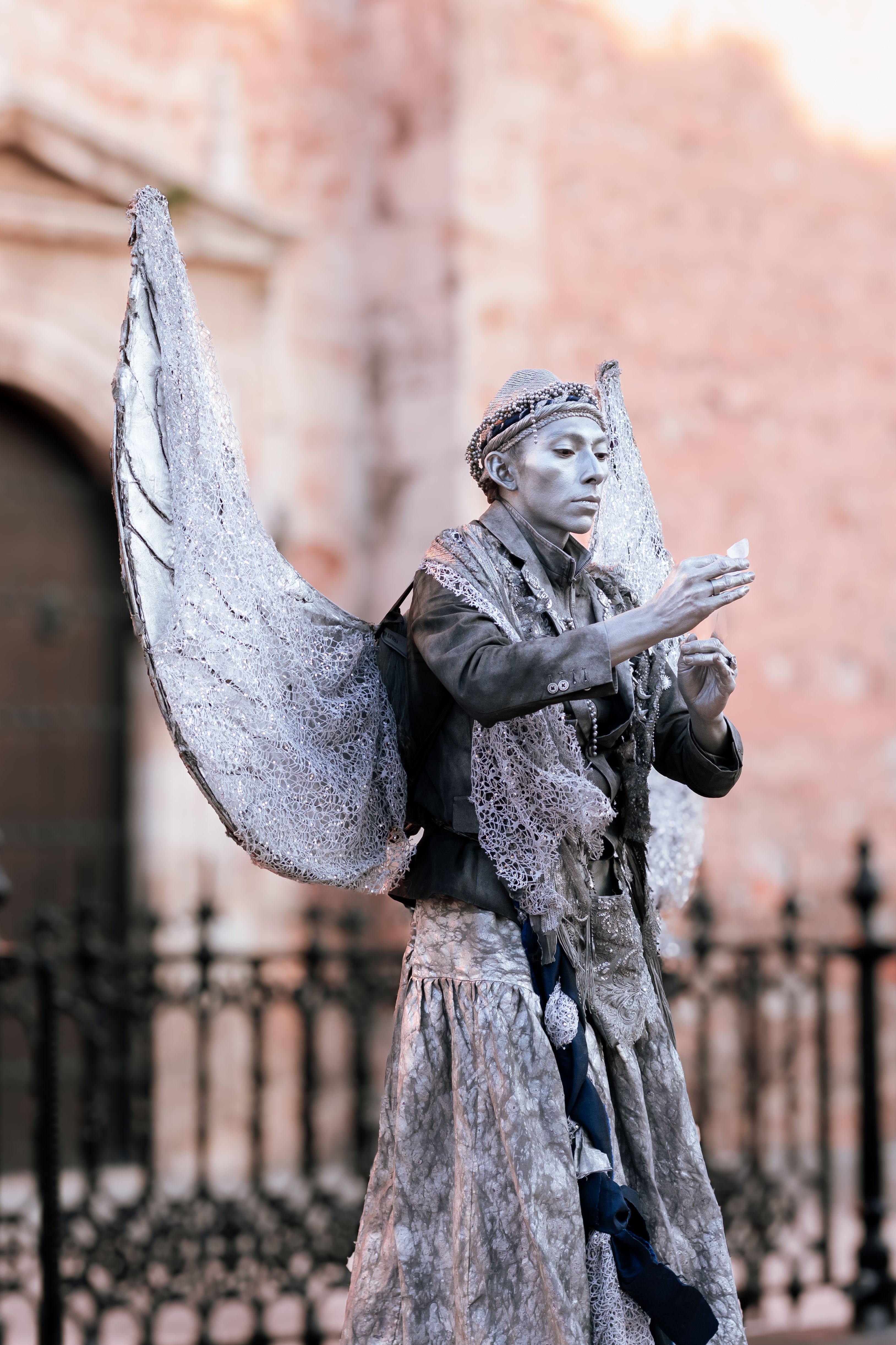 Angel Statue near Church · Free Stock Photo