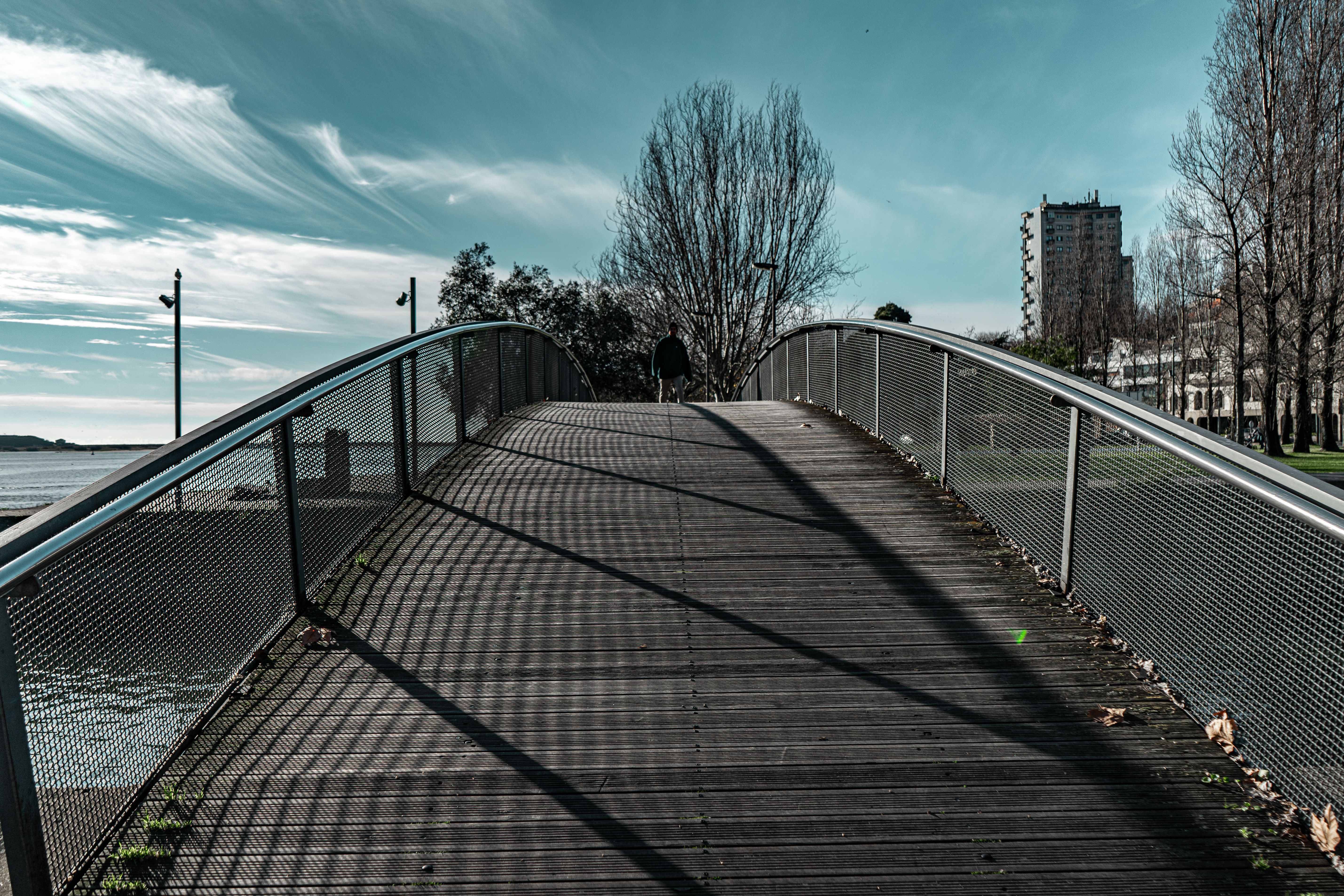Wooden Footbridge in City · Free Stock Photo