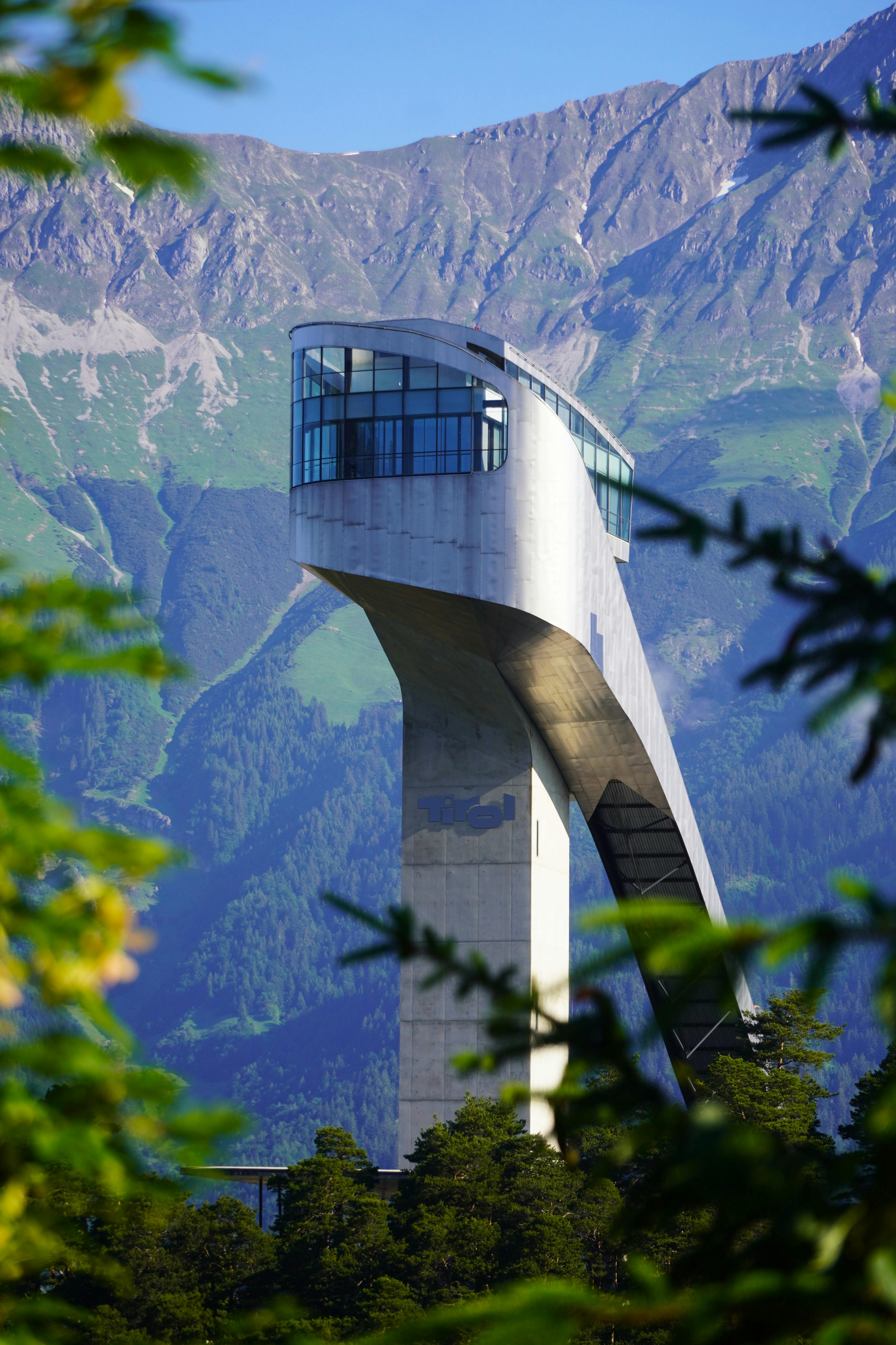 Tower of Bergisel Ski Jumping Hill · Free Stock Photo
