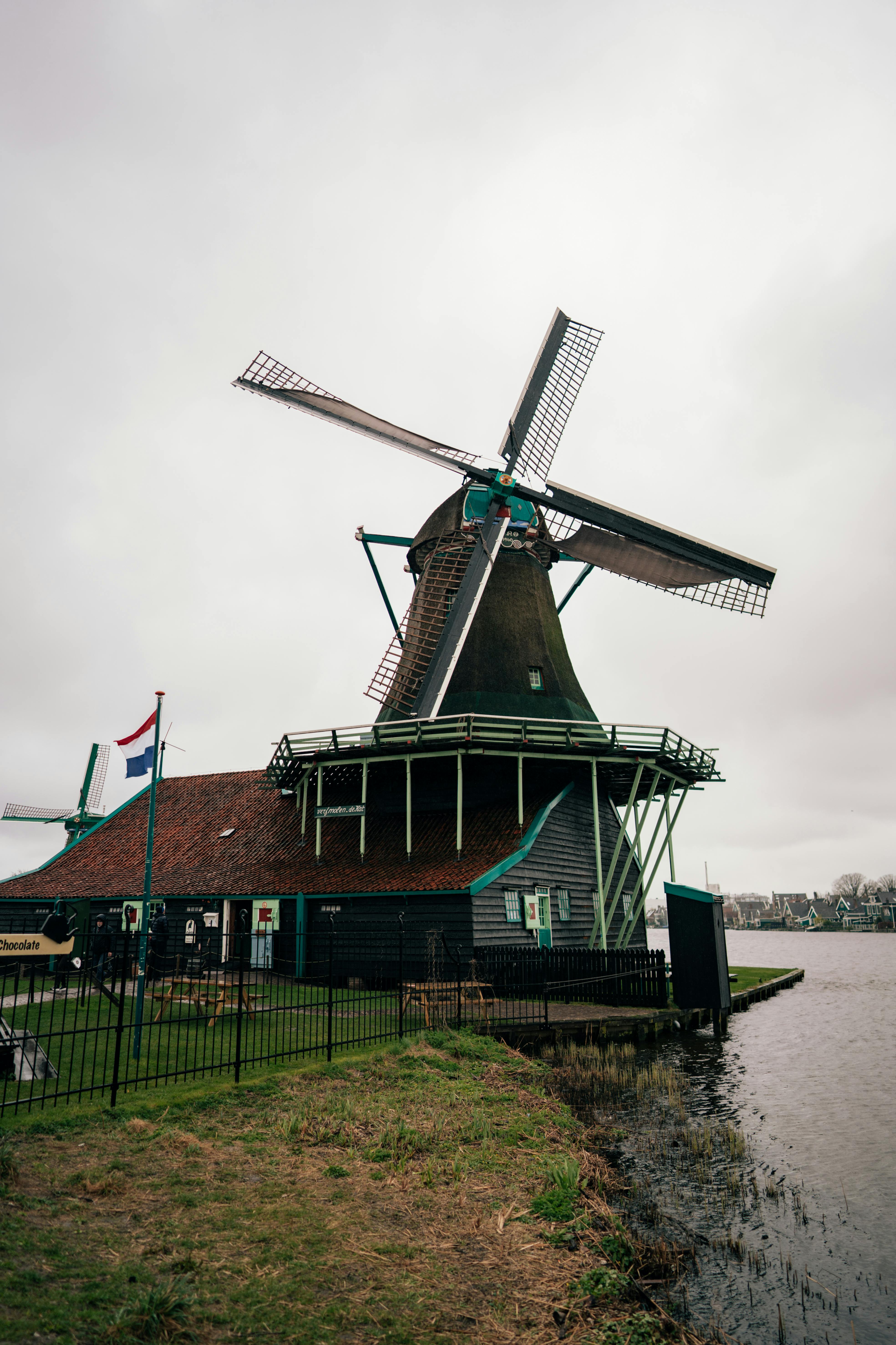 Two White Rice Mills · Free Stock Photo