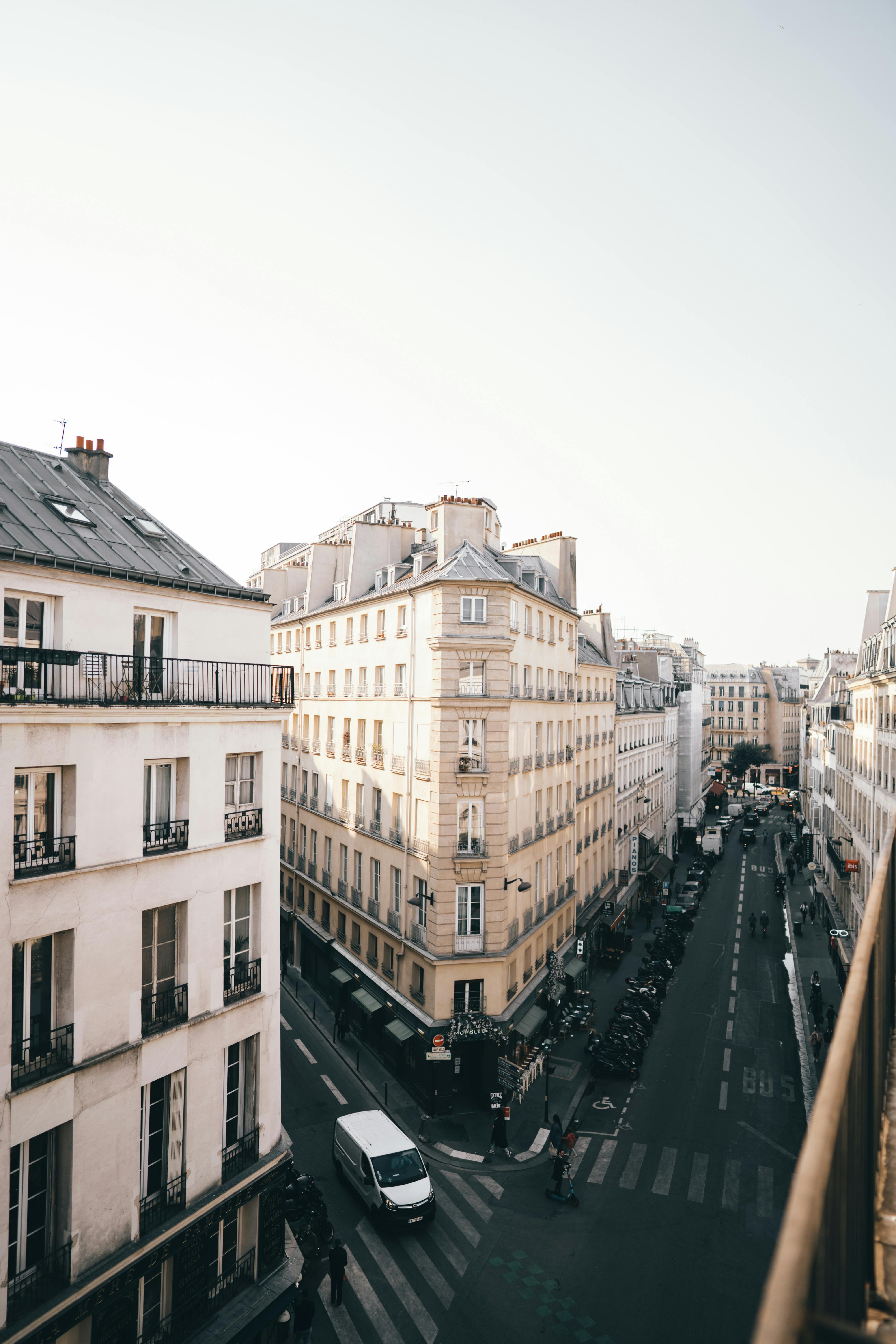 Boulevard Haussmann Street in Paris · Free Stock Photo